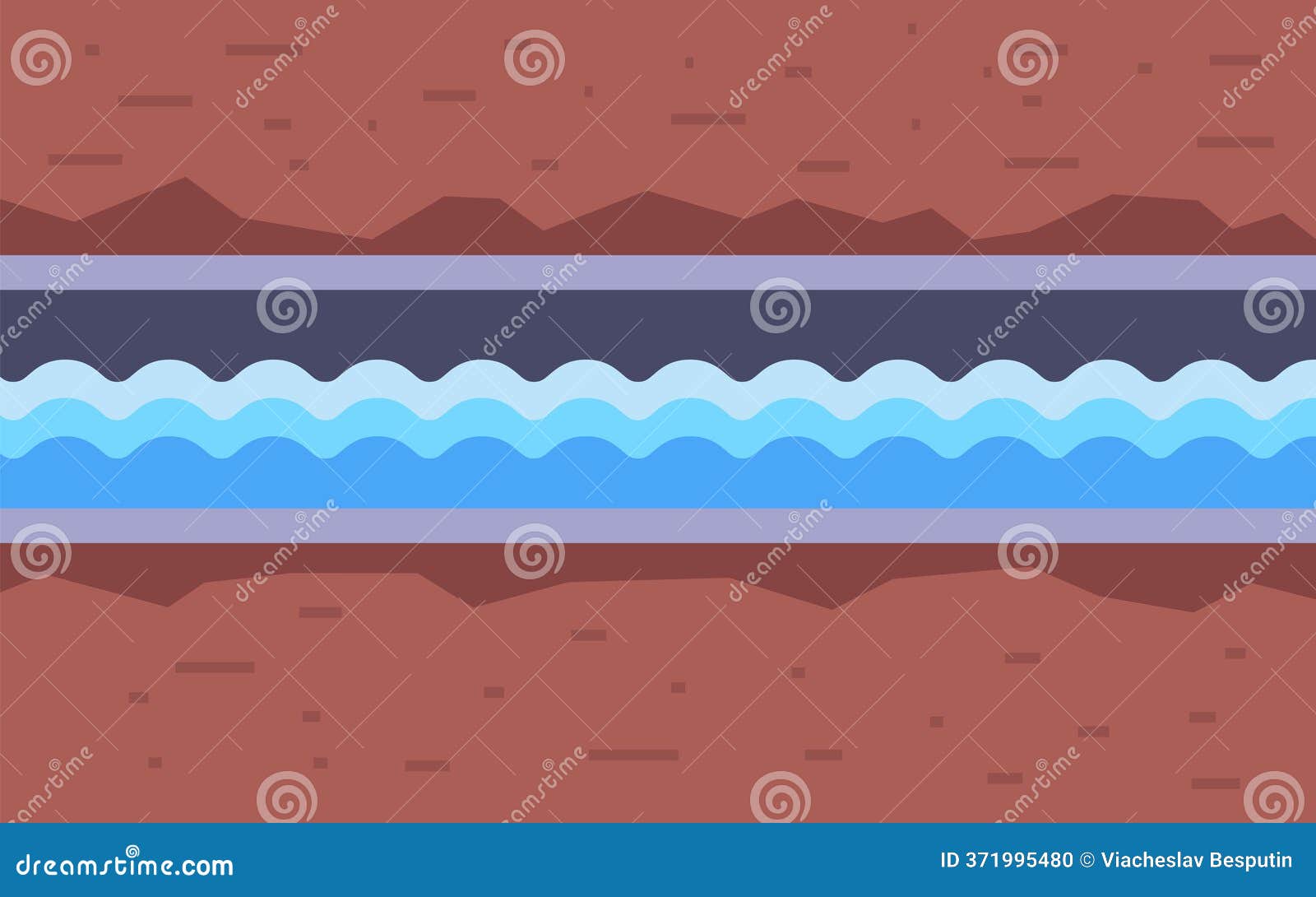 Underground Pipe Liner Curing Process Closeup. Resin-coated Pipe ...