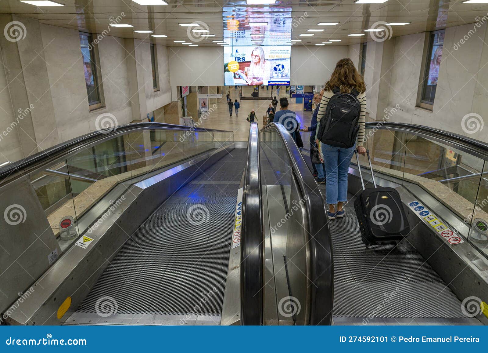Underground Platform of the Alameda Subway Station in the Commercial ...