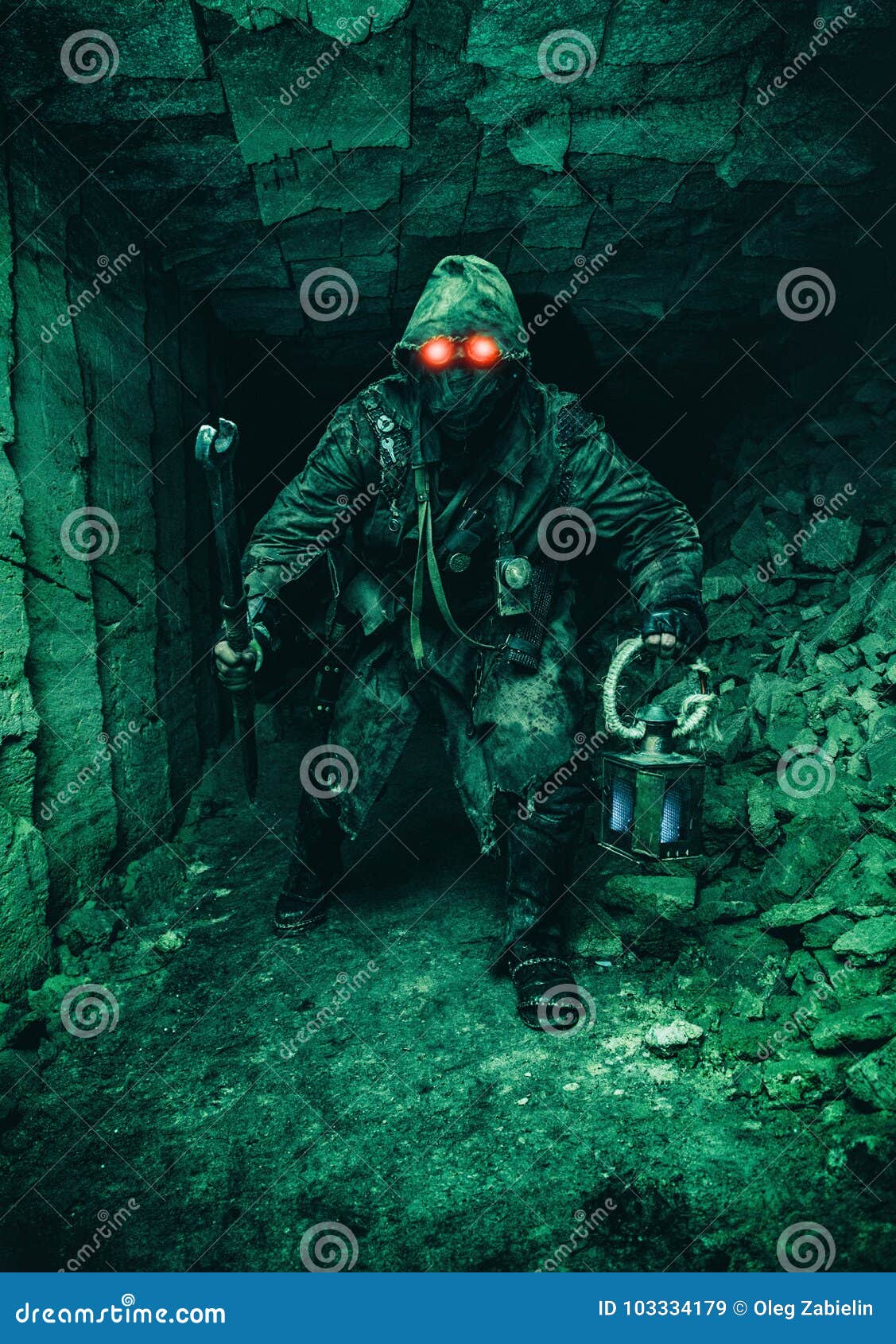 Survival Underground Tunnel And Bunker Apocalypse Doomsday Royalty-Free ...