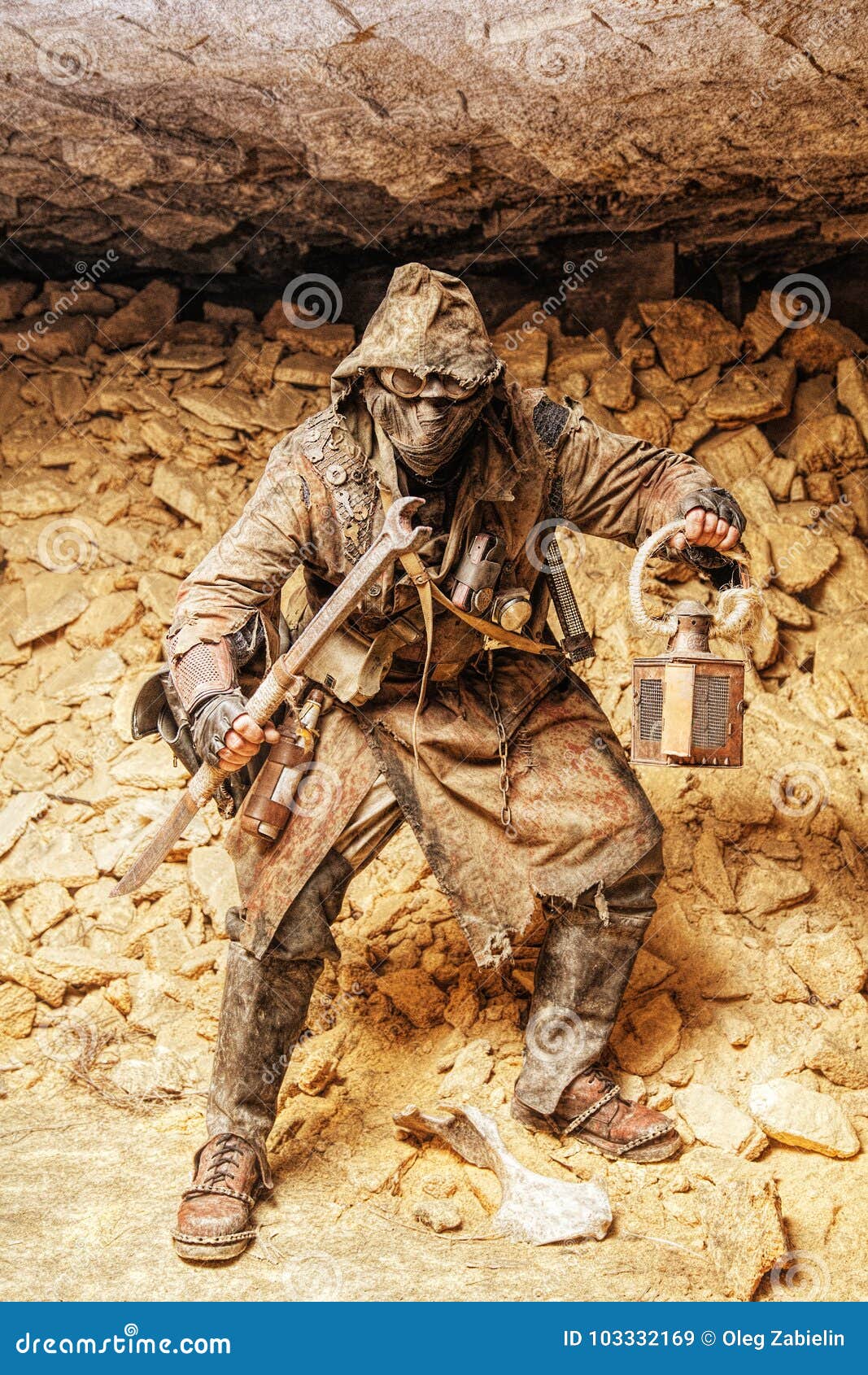 Underground Post Apoc Beast Stock Image - Image of apocalyptic, postap ...