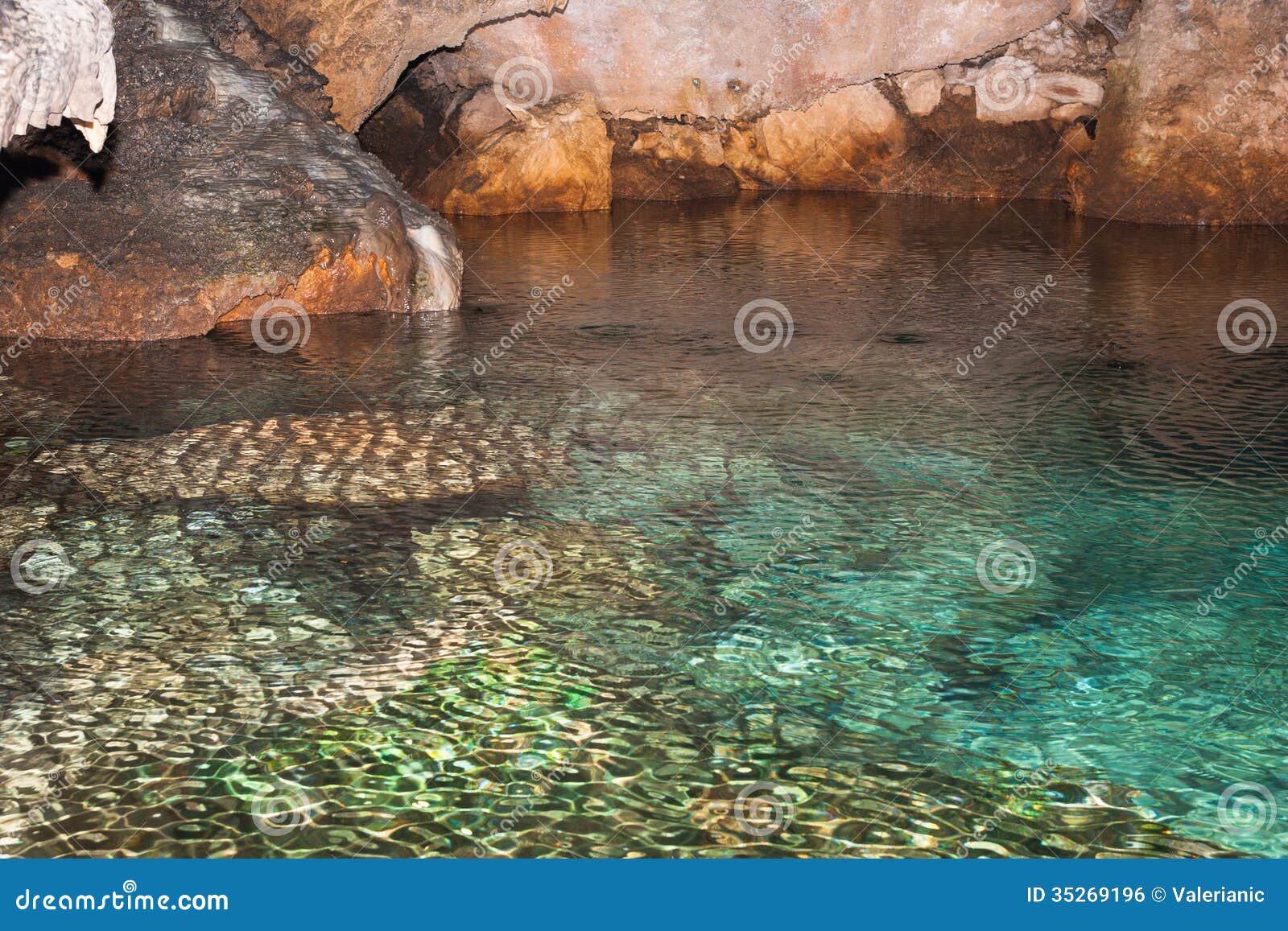 Underground reflection stock photo. Image of limestone - 35269196