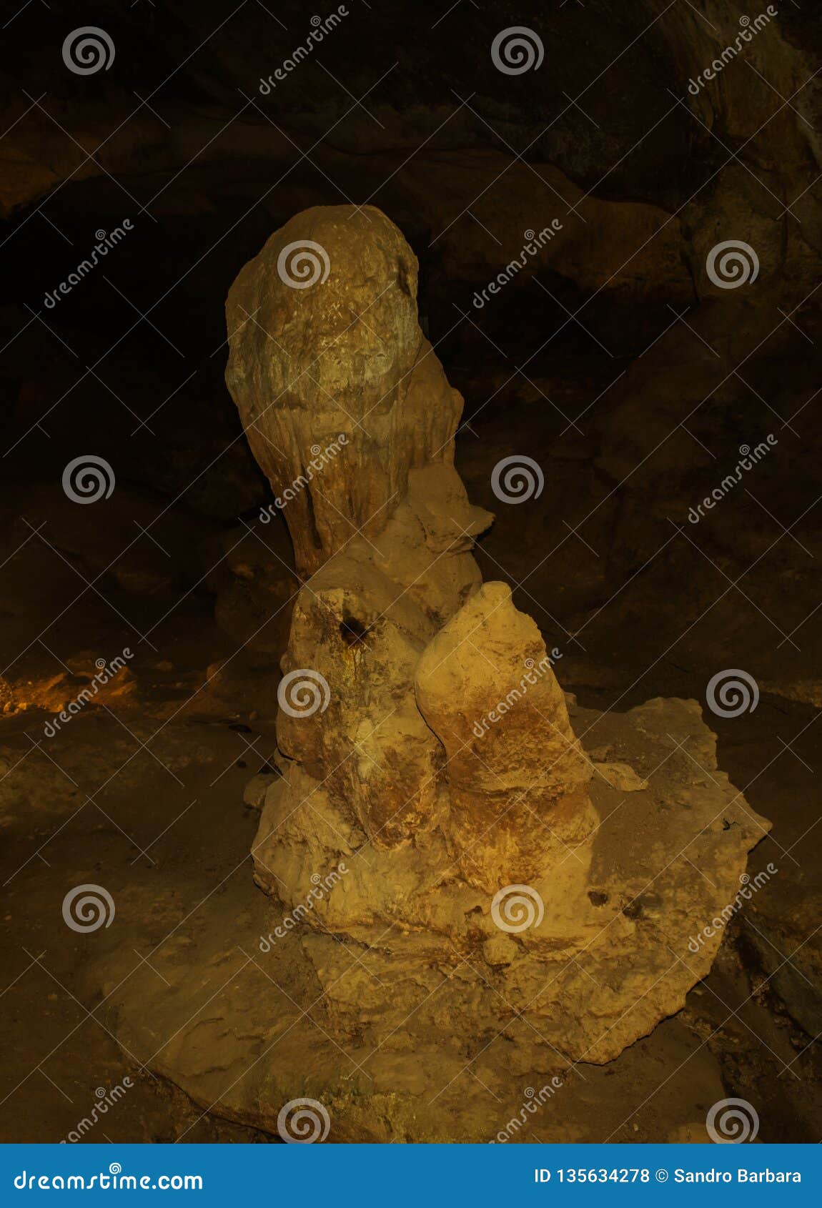 Underground Rock Formations Stock Photo - Image of cave, landscape ...