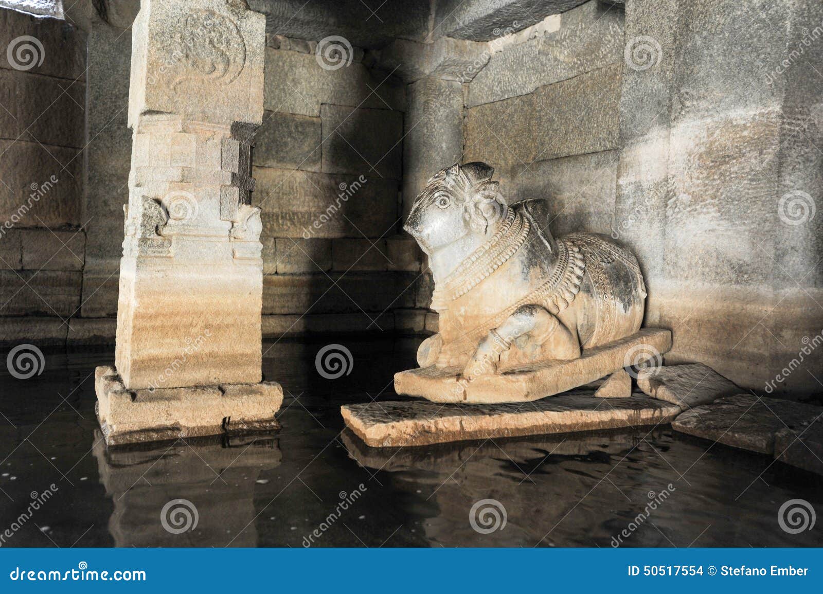 Underground Shiva Temple at Hampi Stock Photo - Image of hampi ...
