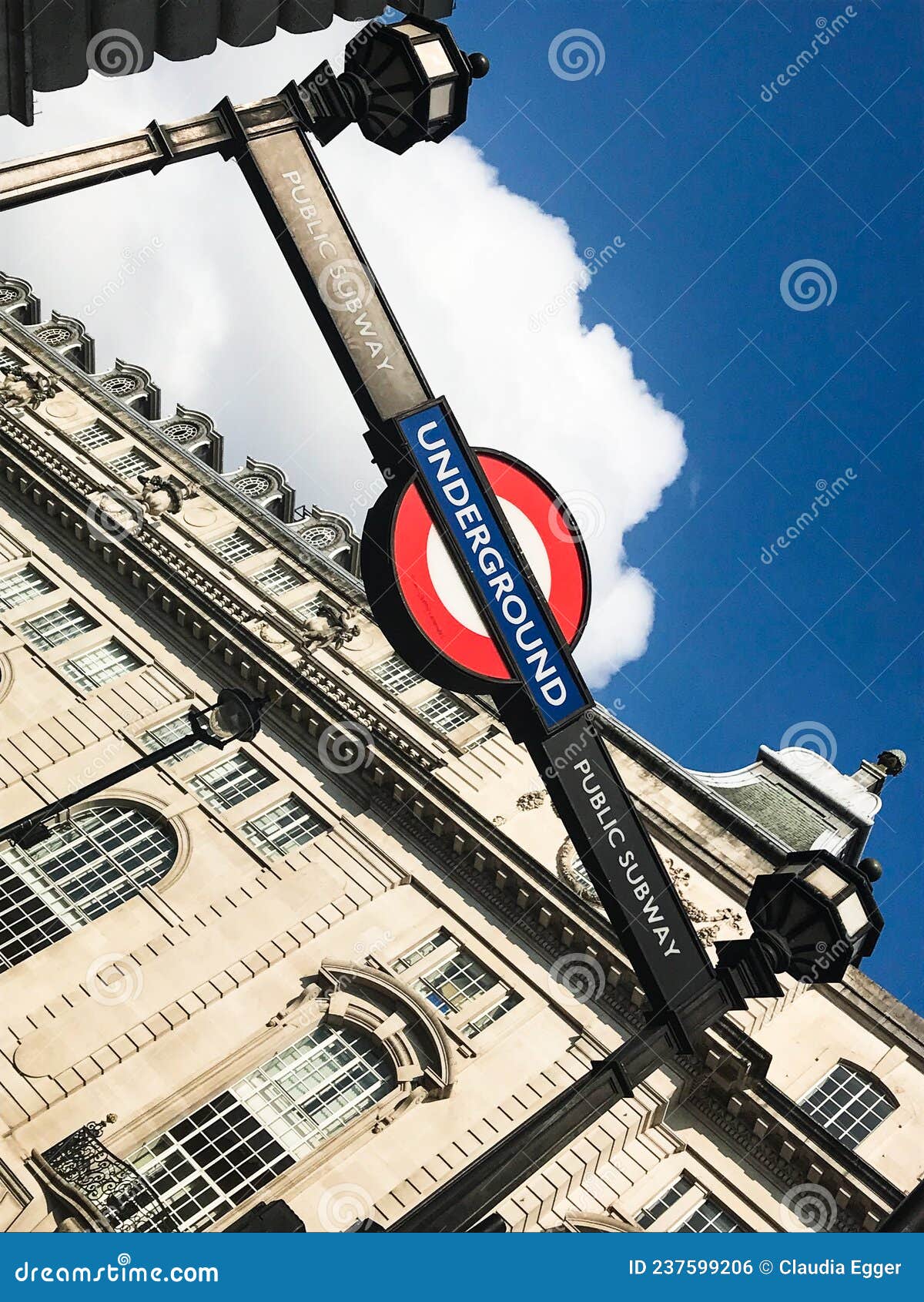 Underground Sign in the City of London Editorial Photo - Image of ...