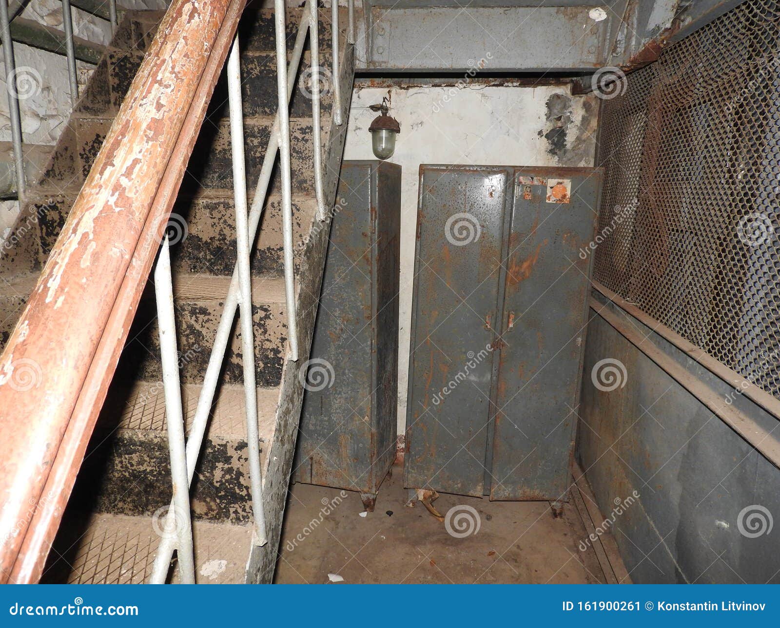 Underground Soviet Bunker in Its Original Form. a Former Soviet Cold ...