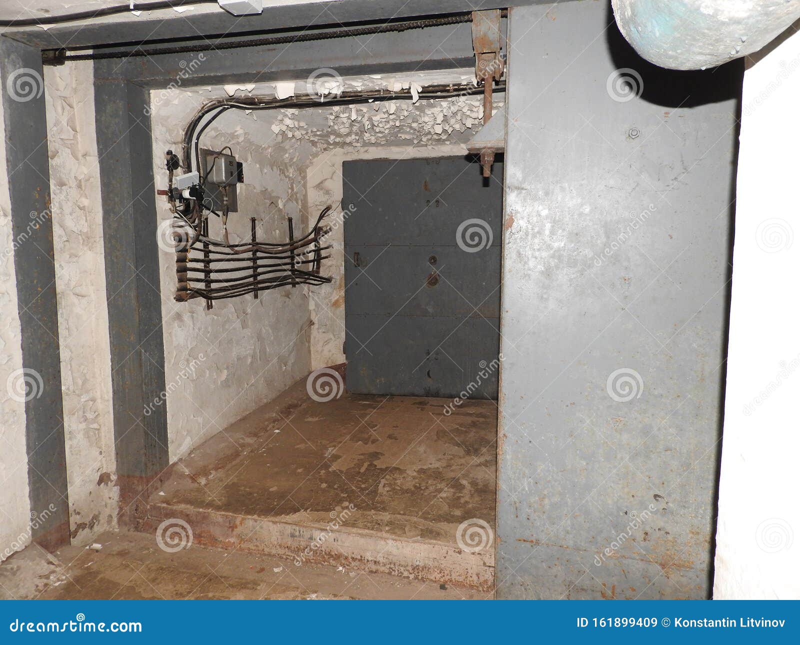 Underground Soviet Bunker in Its Original Form, Moscow, Russia Stock ...