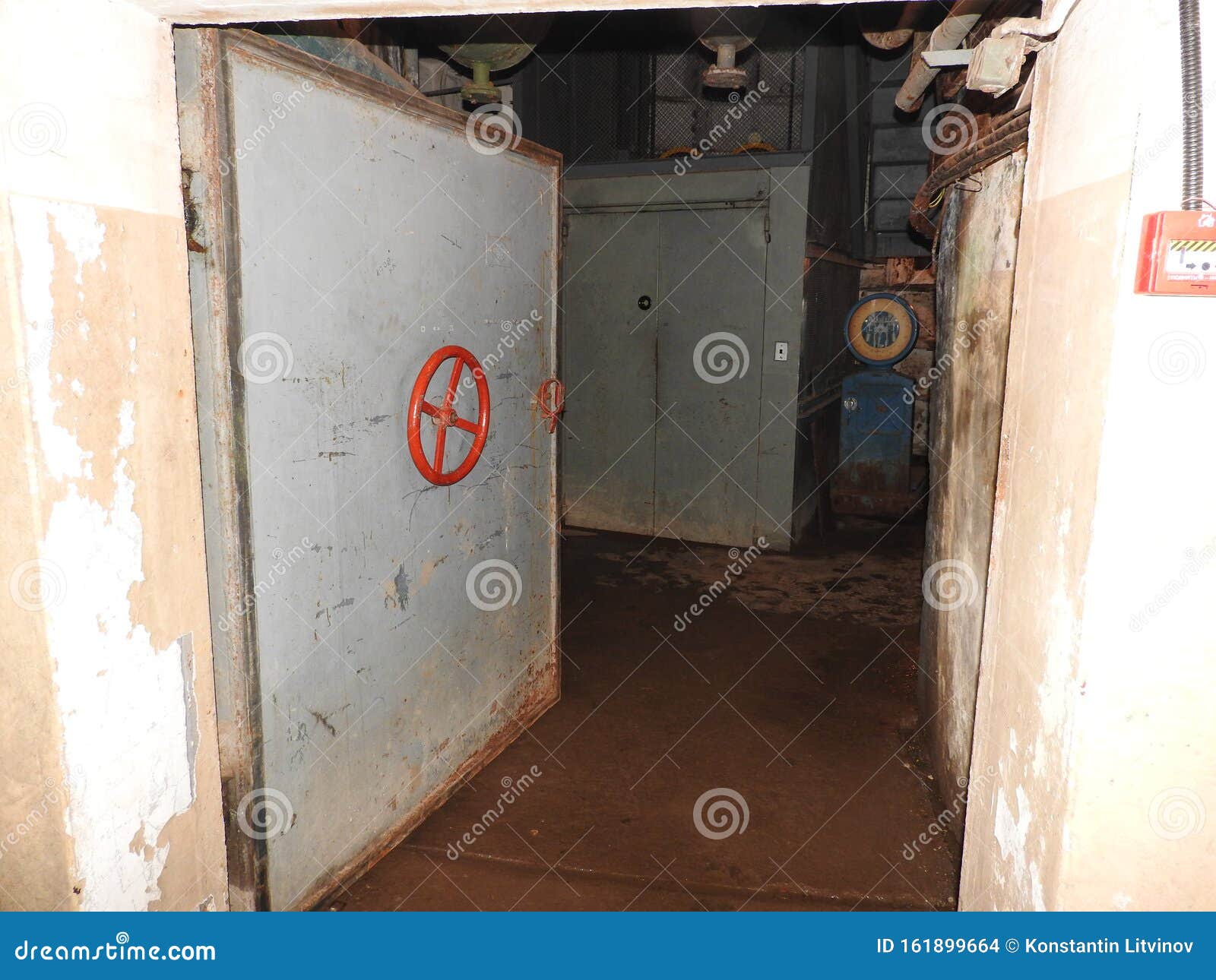 Underground Soviet Bunker during the War, Details and Elements Stock ...