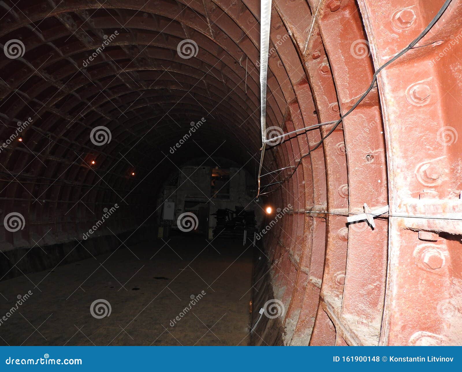 Underground Soviet Bunker during the War, Details and Elements Stock ...