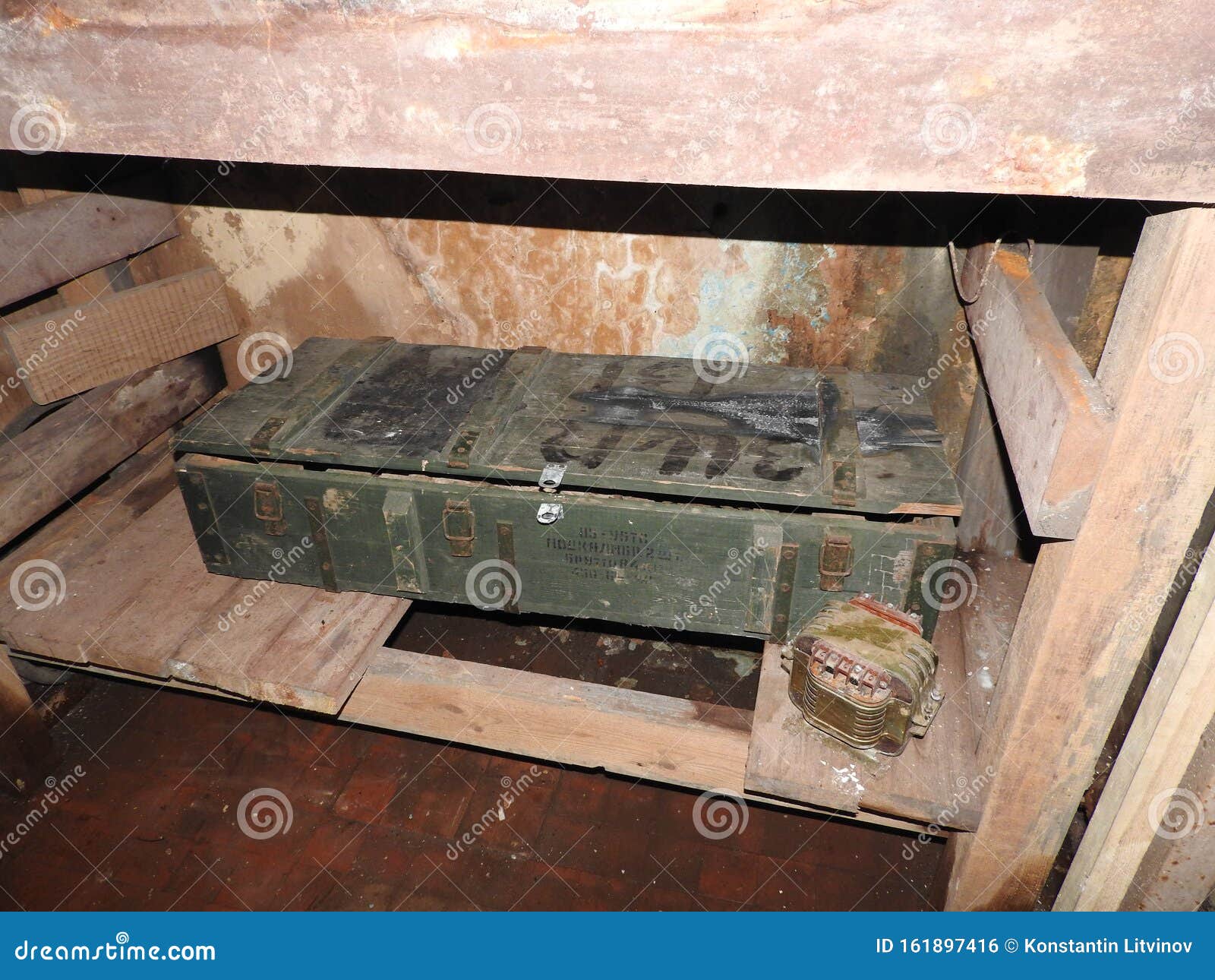 Underground Soviet Bunker during the War, Details and Elements ...