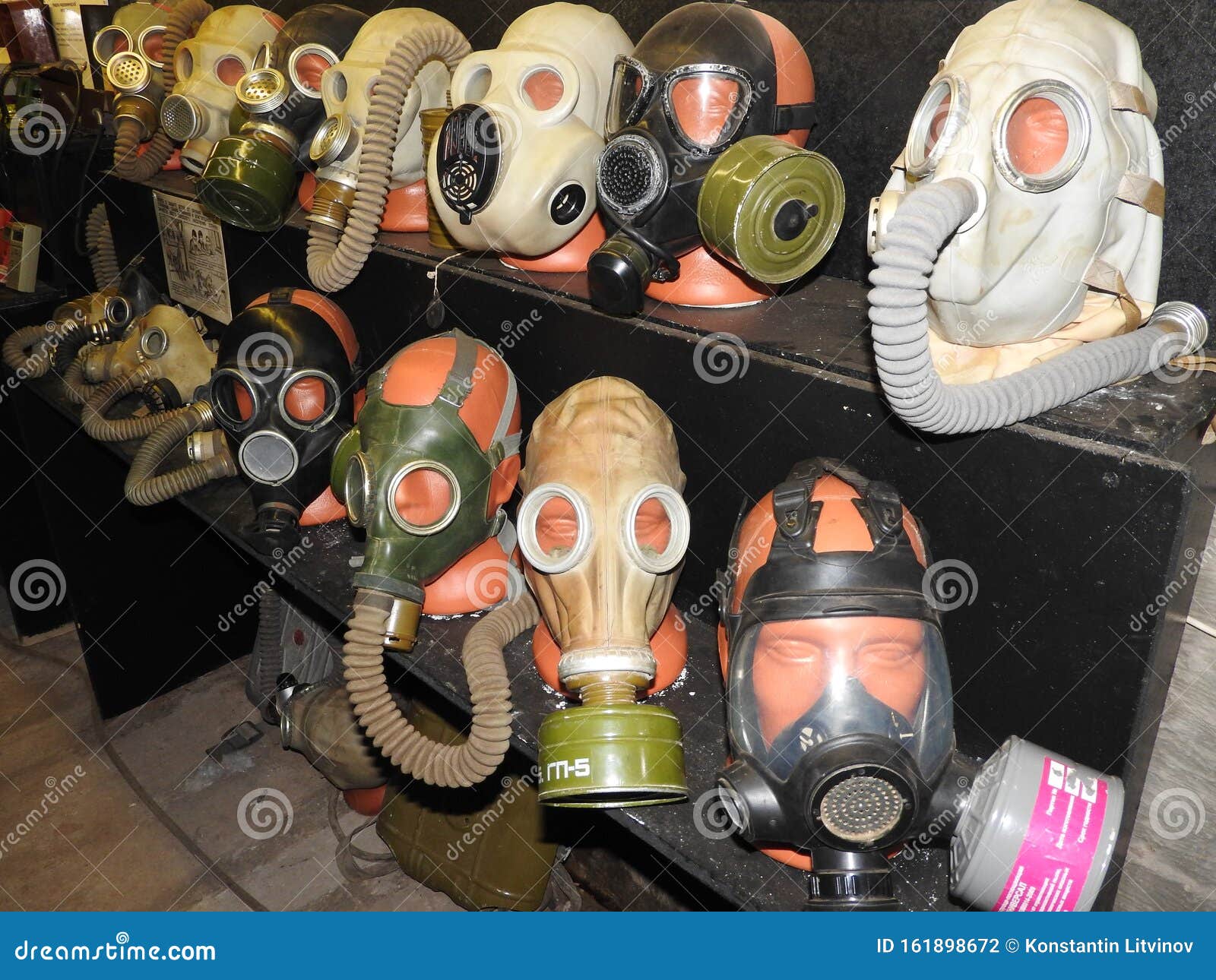 Underground Soviet Bunker during the War, Details and Elements Stock ...