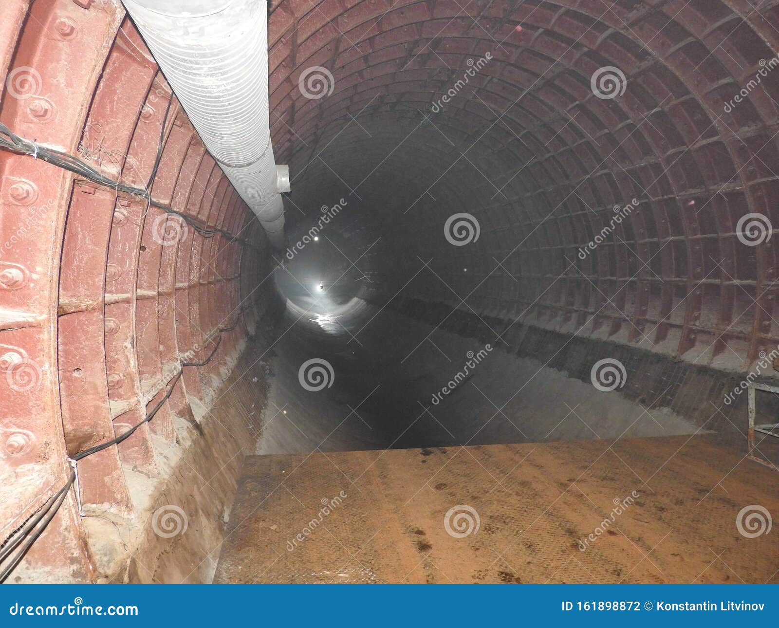 Underground Soviet Bunker during the War, Details and Elements Stock ...