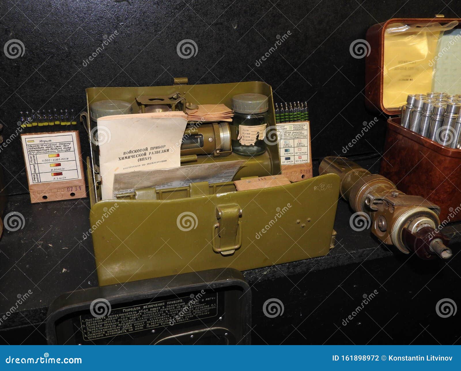 Underground Soviet Bunker during the War, Details and Elements Stock ...