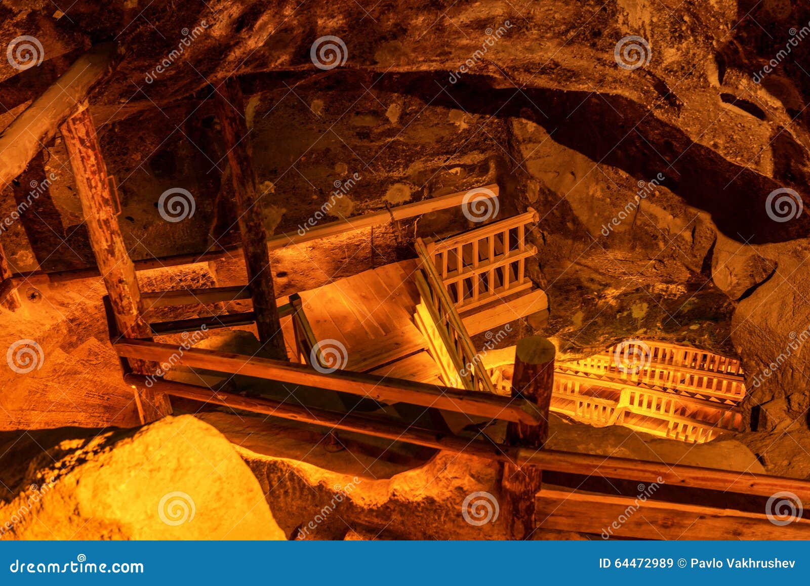 Underground staircase stock image. Image of levels, deep - 64472989