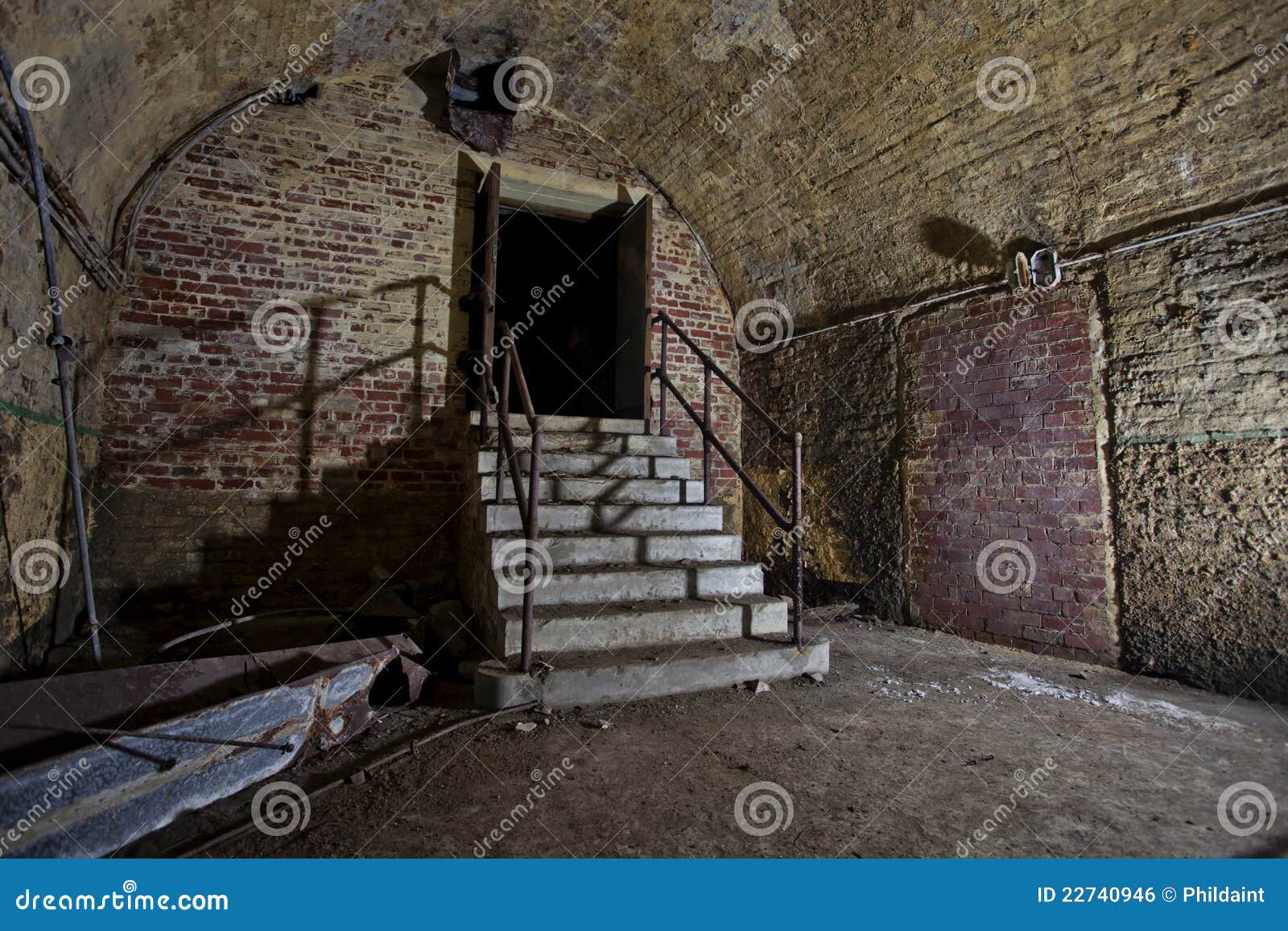 Underground stairs stock photo. Image of dark, pipe, exposure - 22740946