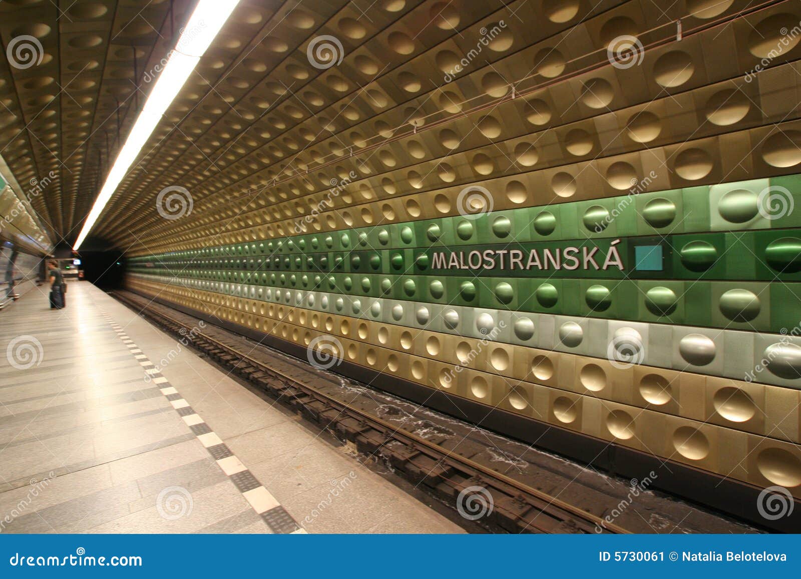 Underground Station at Prague Stock Image - Image of ticket, europe ...
