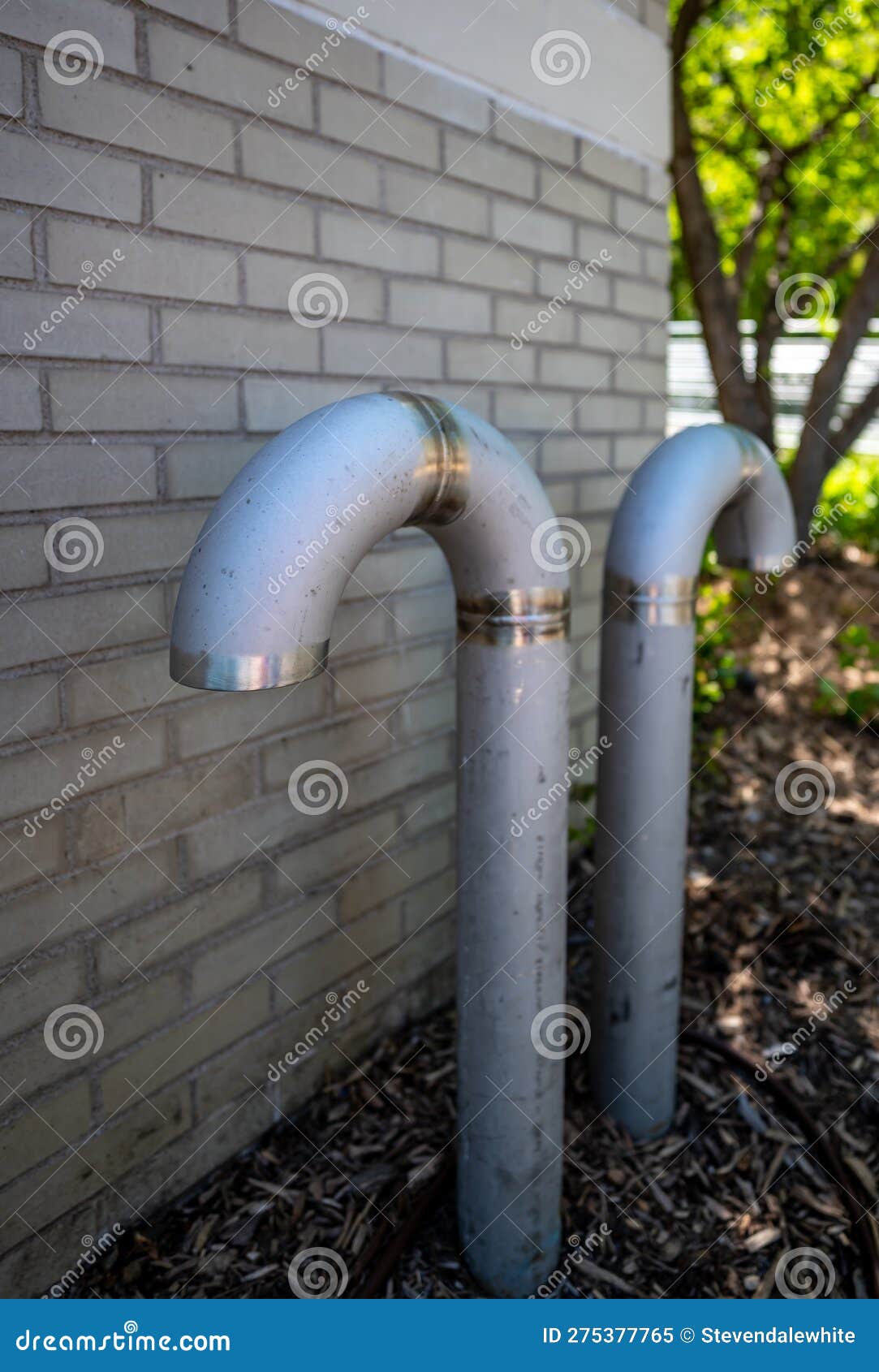 Underground Structure Manhole Ventilation Pipe in the Shape of a Candy ...