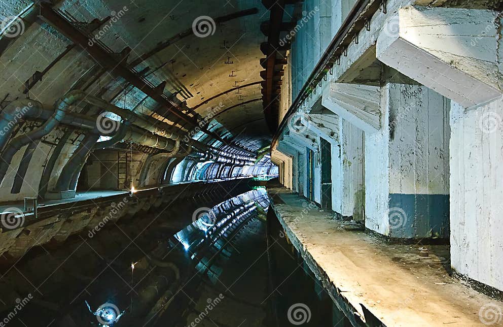 Underground submarine base stock photo. Image of emergency - 11067248