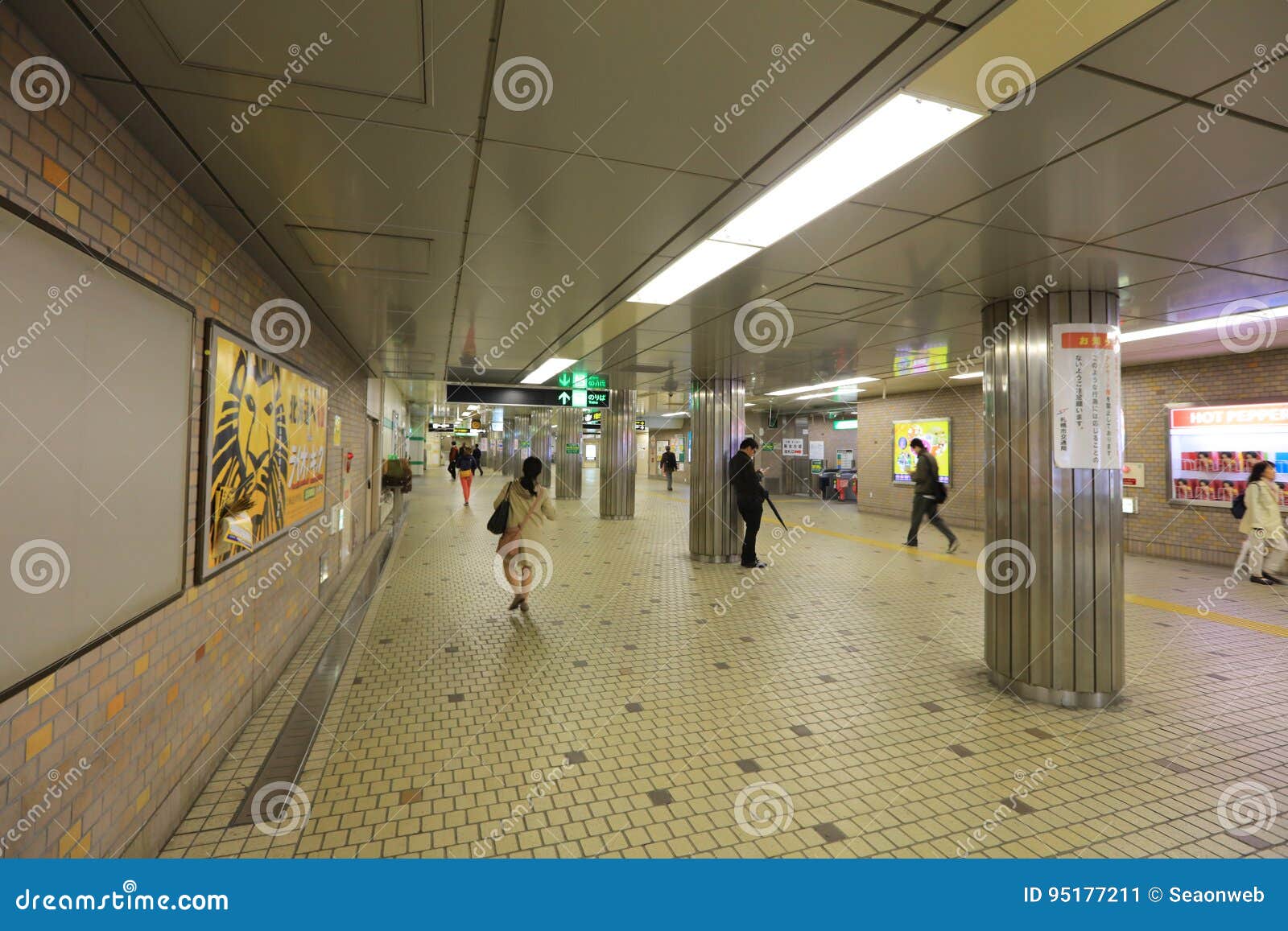Underground Subway at Sapporo, Japan Editorial Photo - Image of sapporo ...