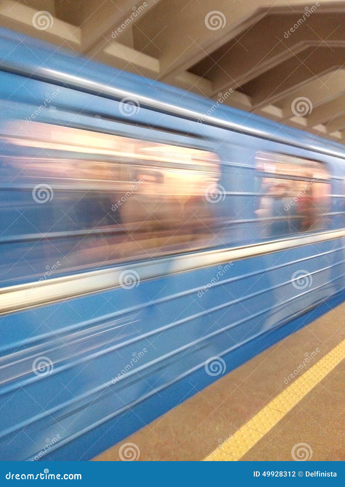 Underground - subway train stock photo. Image of capital - 49928312