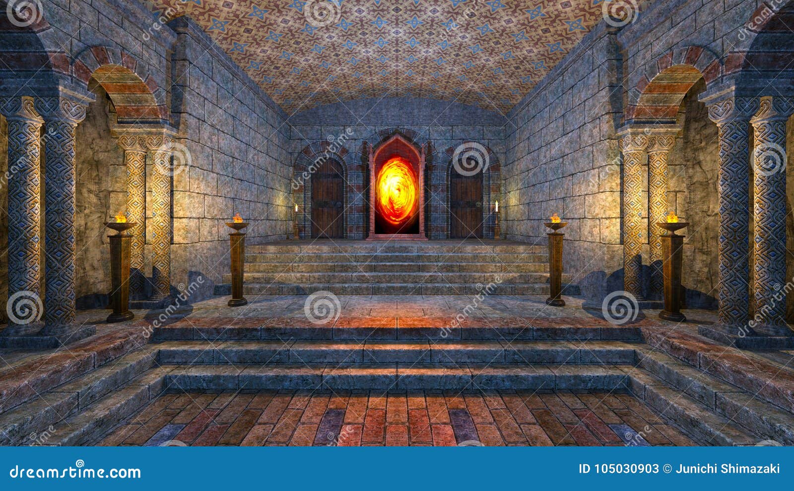 Underground Temple Royalty-Free Stock Photo | CartoonDealer.com #105505005