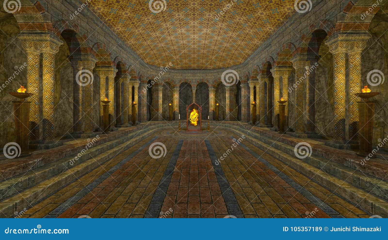 Underground temple stock image. Image of royalty, stone - 105357189