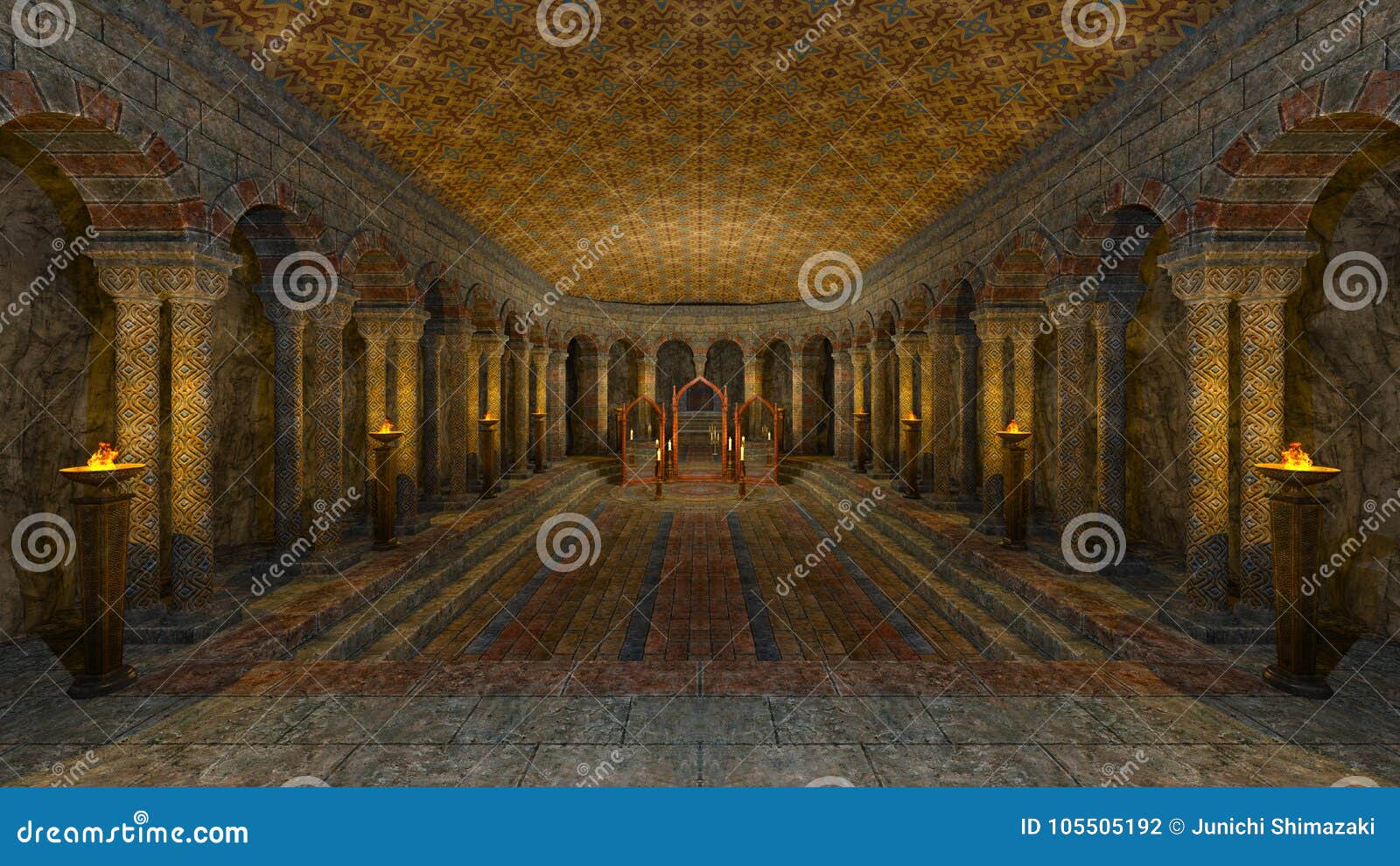 Underground Temple Royalty-Free Stock Image | CartoonDealer.com #105505192