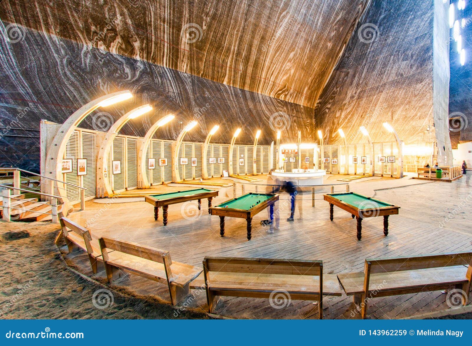Underground Theme Park in Salt Mine Salina Turda Editorial Stock Image ...