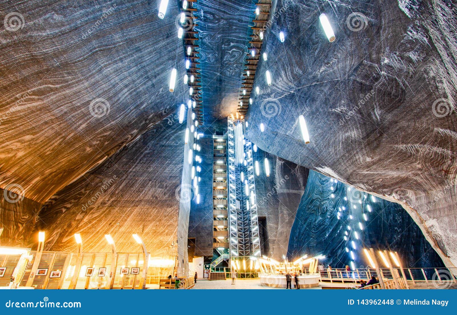 Underground Theme Park in Salt Mine Salina Turda Editorial Stock Photo ...