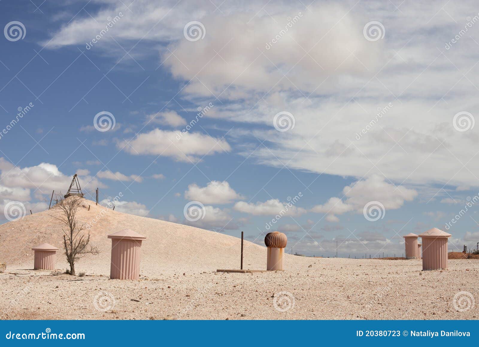 Underground town in desert stock image. Image of roof - 20380723