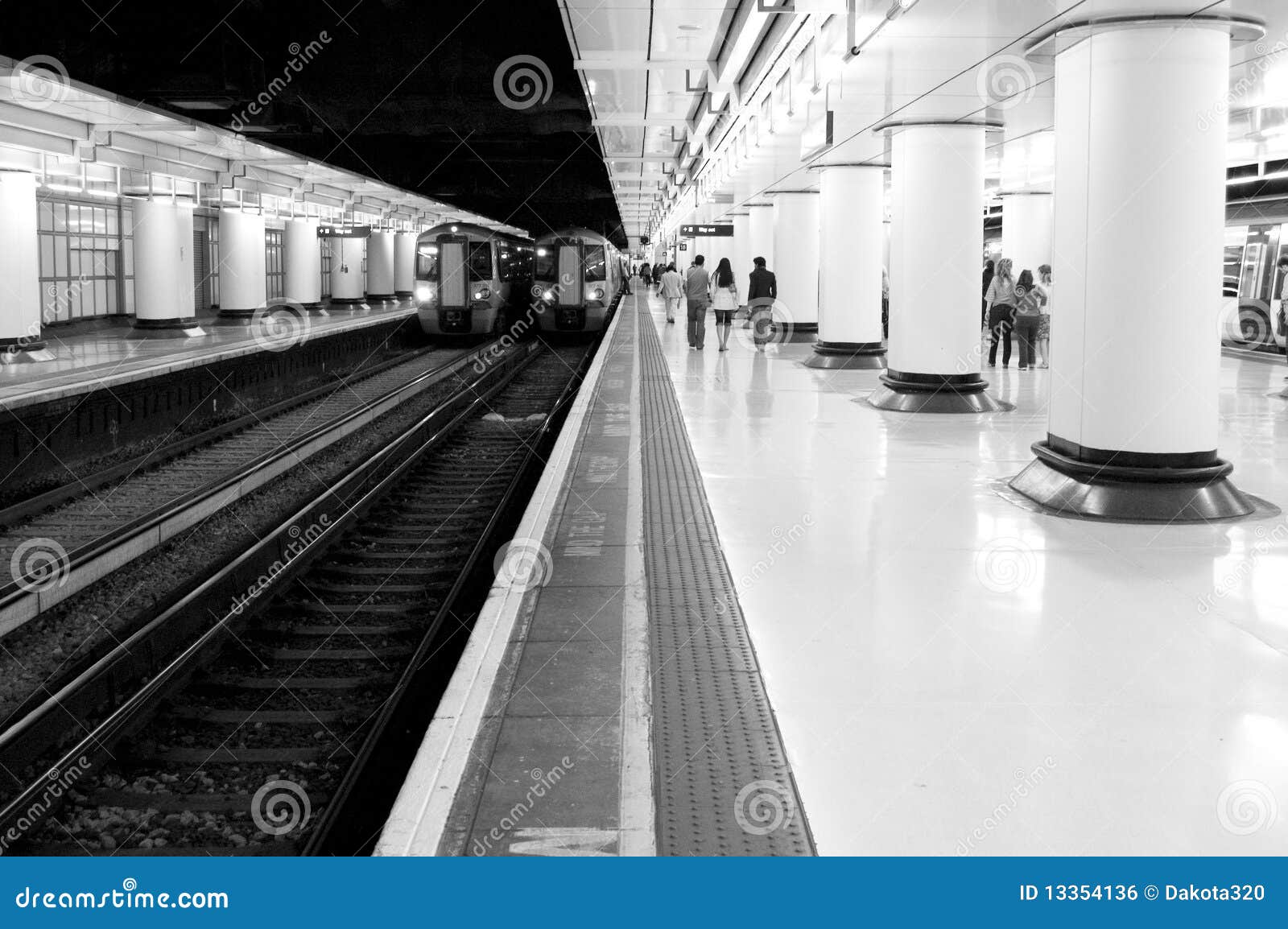 Underground Train stock photo. Image of contrast, commute - 13354136