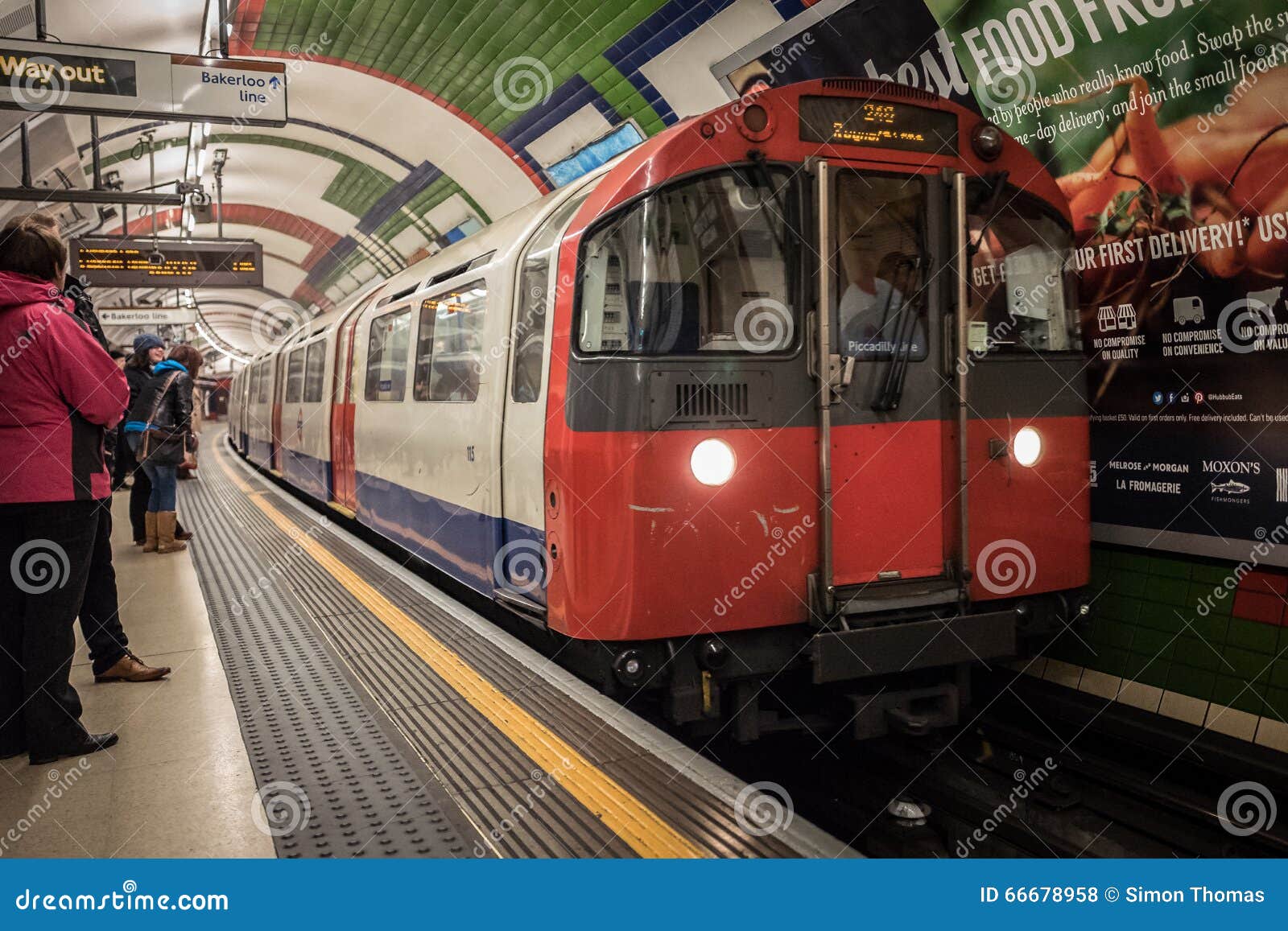 Underground Train Dynamic Motion Royalty-Free Stock Photo ...
