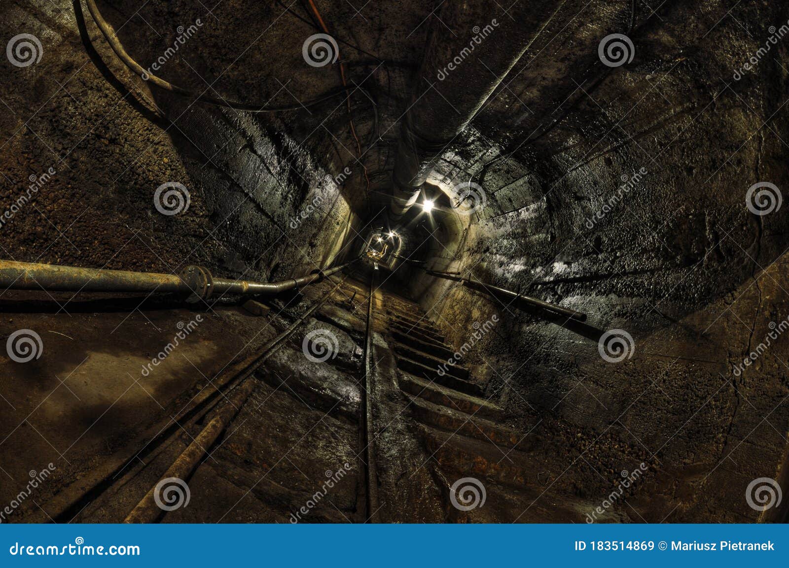 Underground Training Coal Mine in Dabrowa Gornicza, Poland Stock Image ...