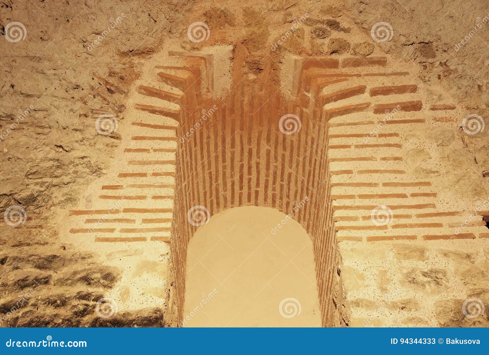 Underground Walls of Diocletian Palace in Split Stock Image - Image of ...