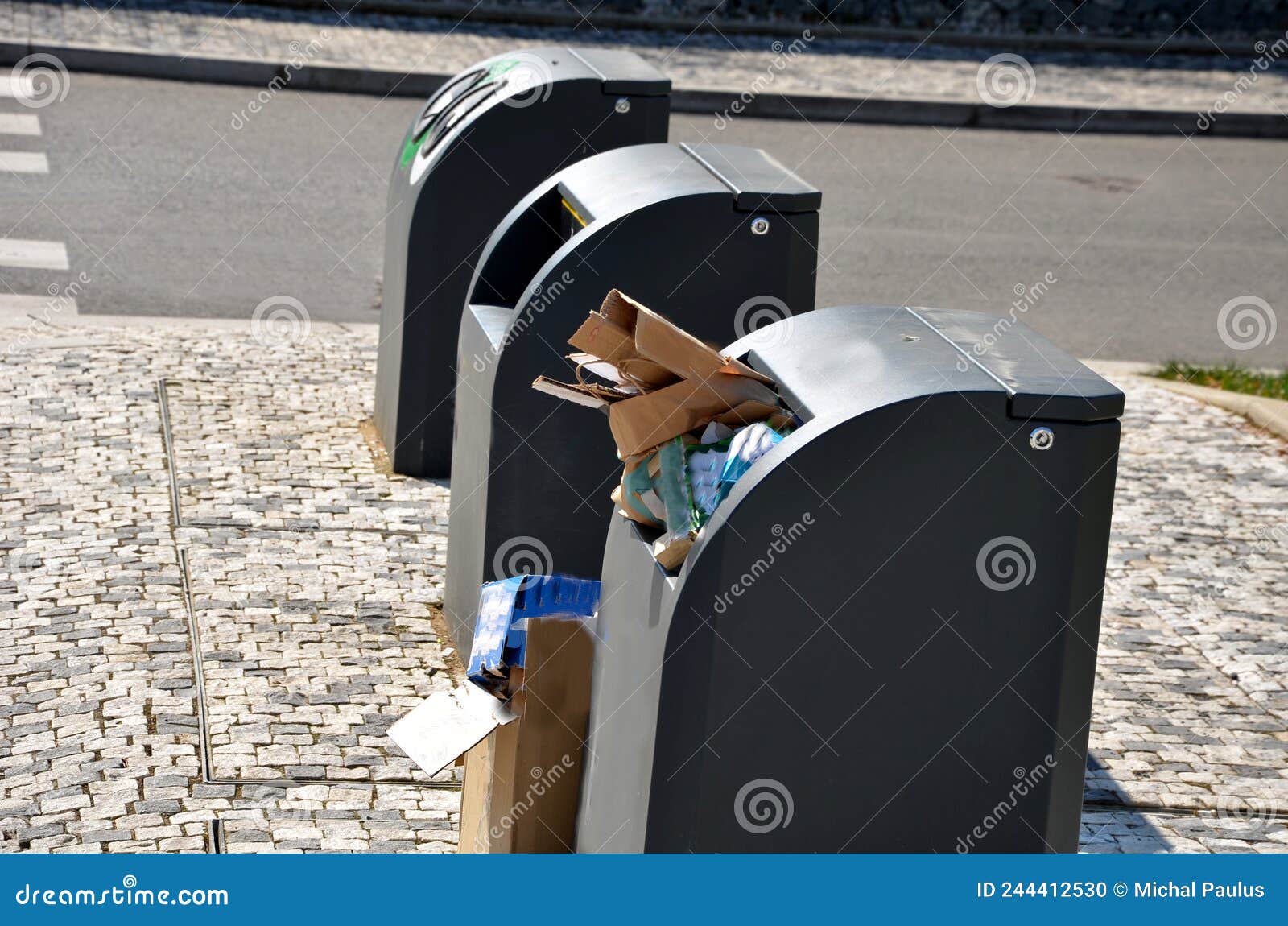 Underground Waste Sorting Containers are Created. they Do Not Take Up ...
