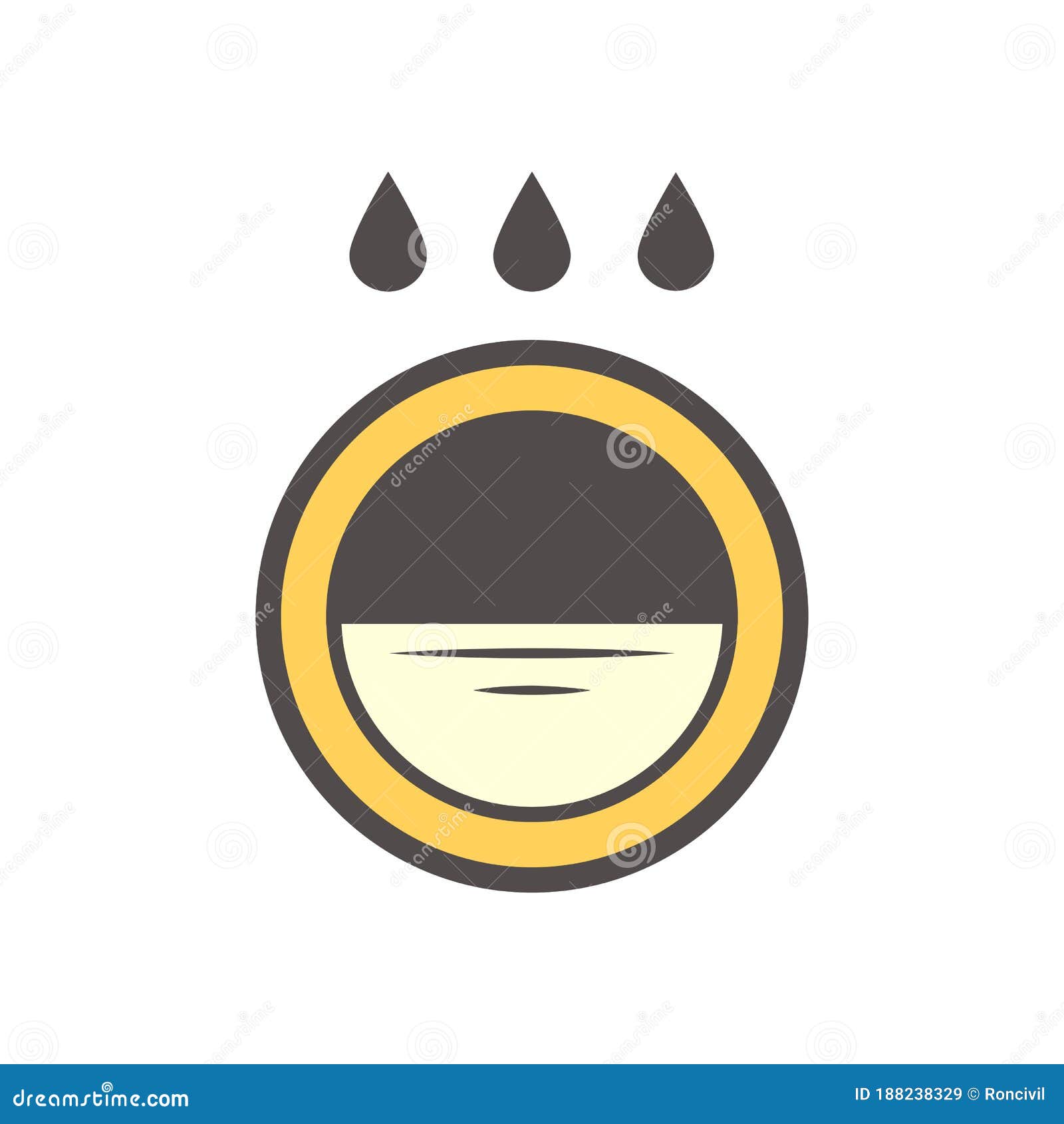 Underground Water Pipe Icon Stock Vector - Illustration of drop, line ...
