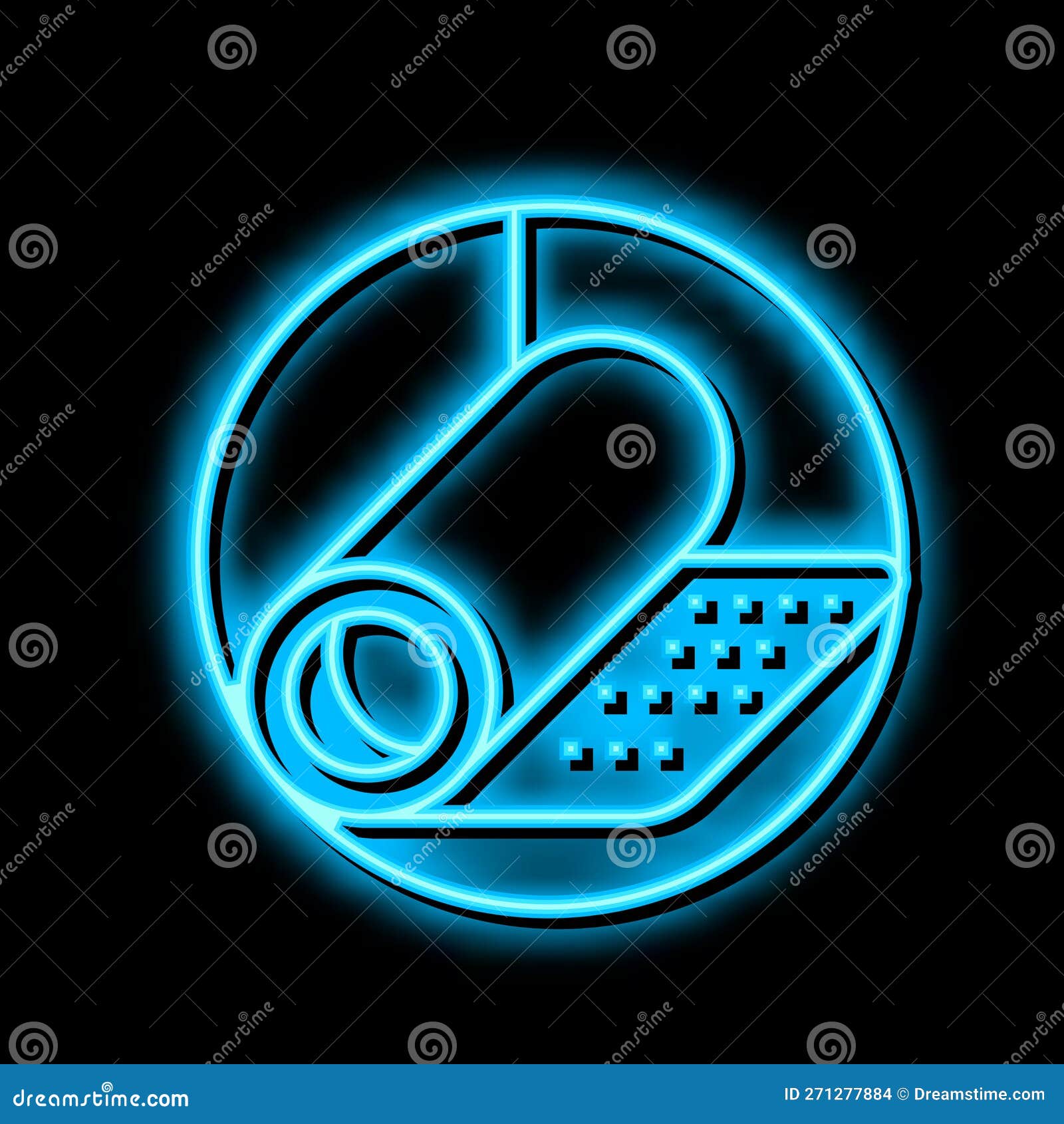 Underlay for Parquet Board Neon Glow Icon Illustration Stock Vector ...