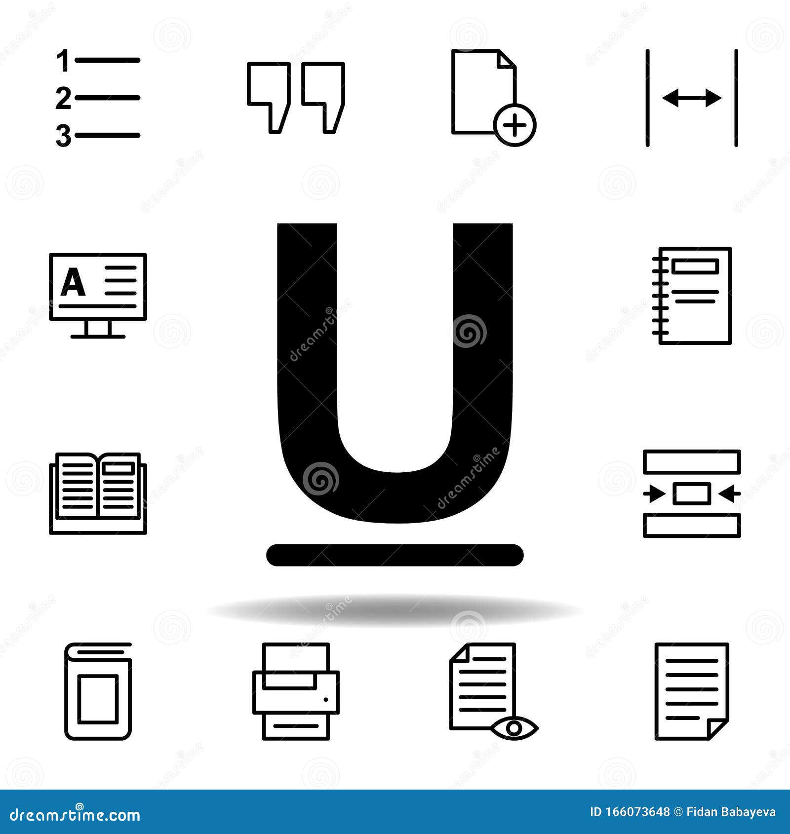 Underline Text. Hand Drawn Collection Of Curly Swishes, Swashes, Swoops ...