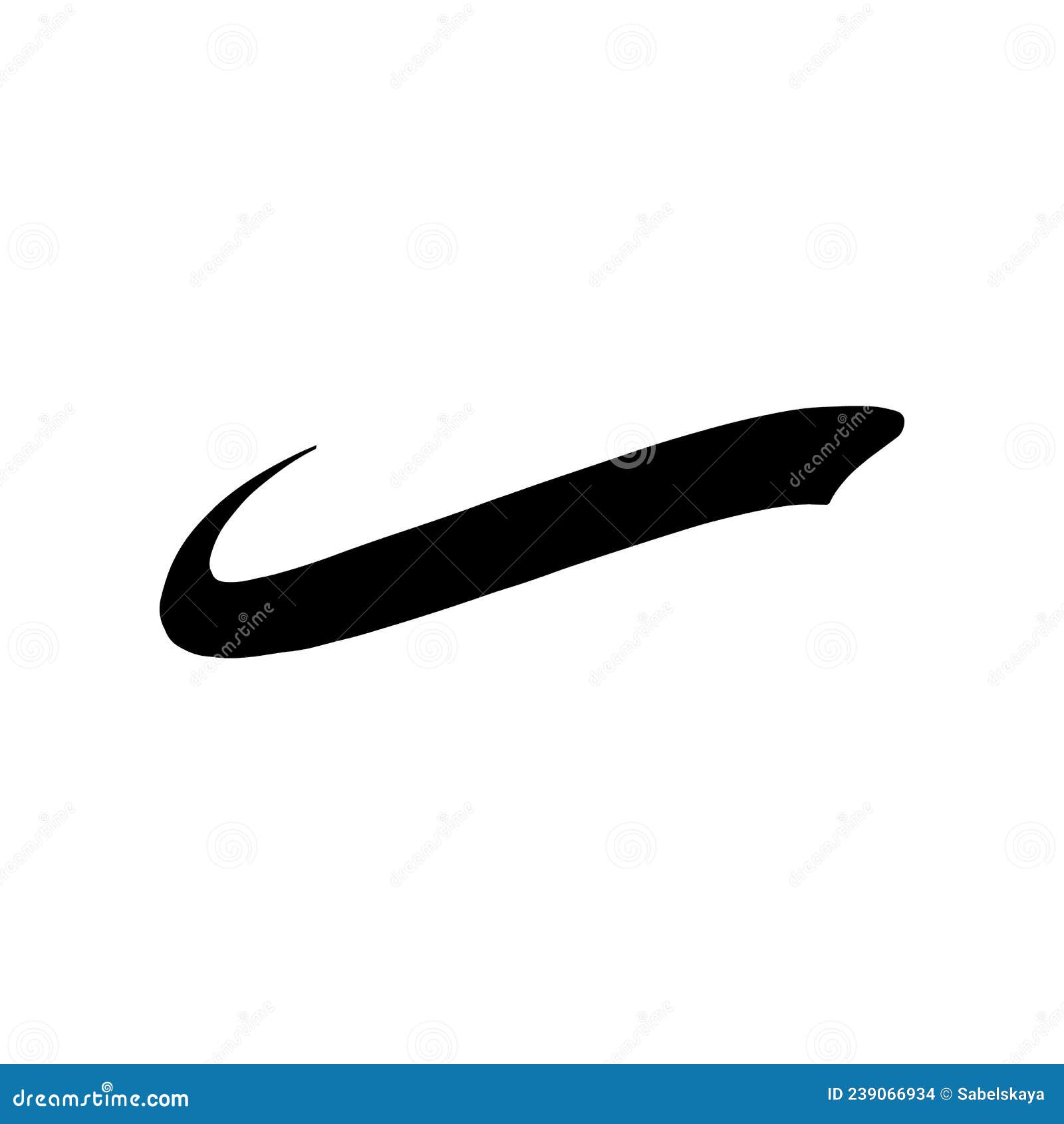 Underline or Under Letters Handwriting Text Mark Vector Illustration ...