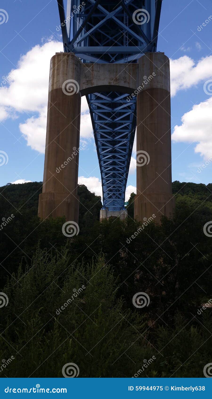 Underneath the bridge stock image. Image of interstate - 59944975