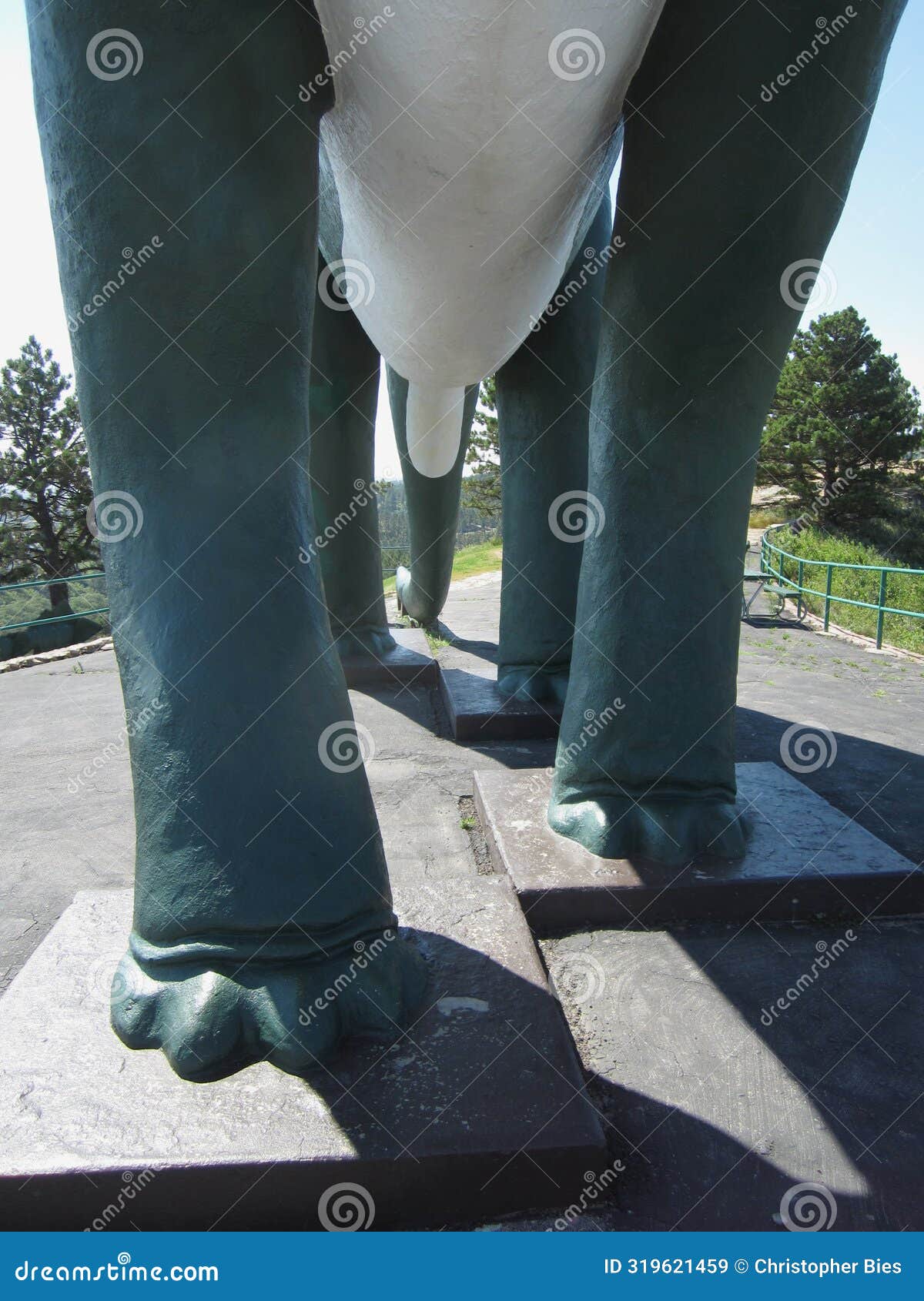 Underneath a Brontosaurus Dinosaur Editorial Stock Image - Image of ...