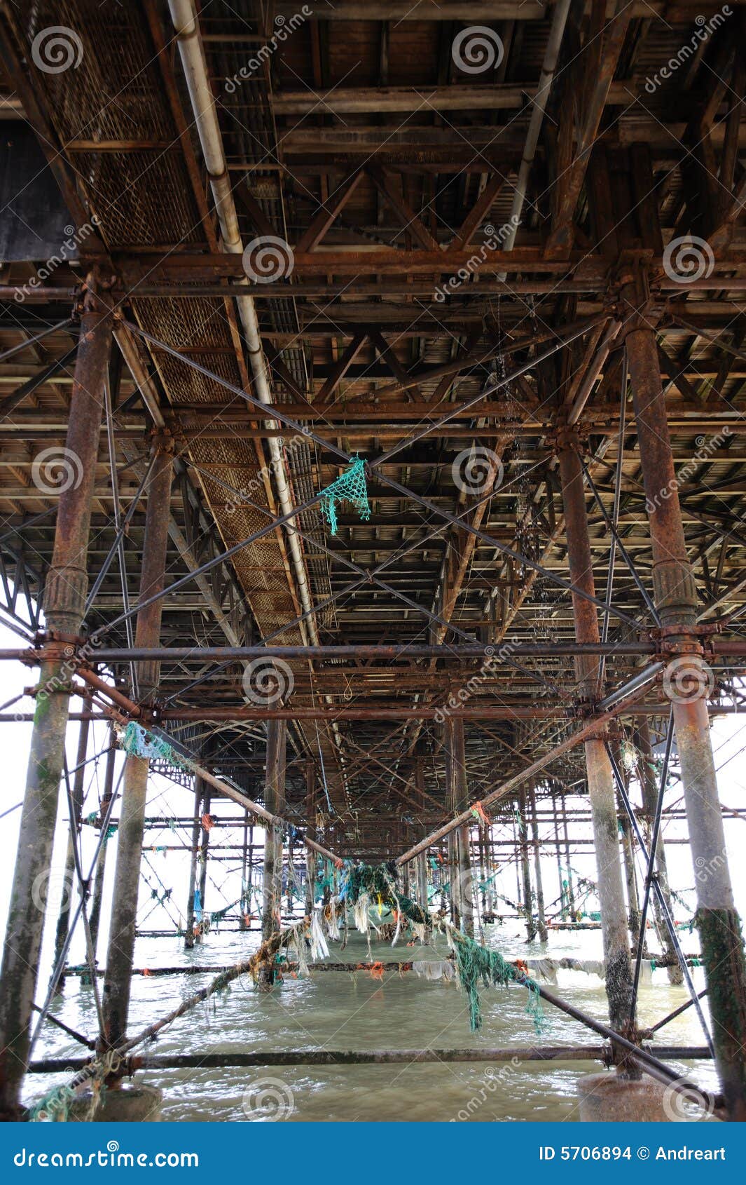 Underneath large bridge stock photo. Image of architecture - 5706894