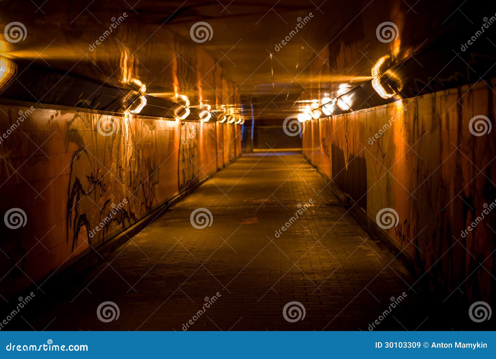 Dark underpass stock image. Image of architecture, outdoors - 30103309