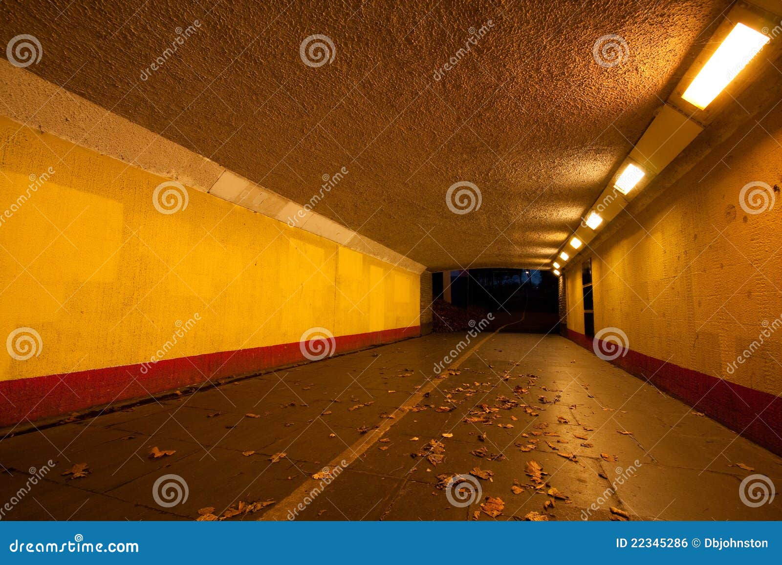 Underpass at night stock photo. Image of dirty, city - 22345286