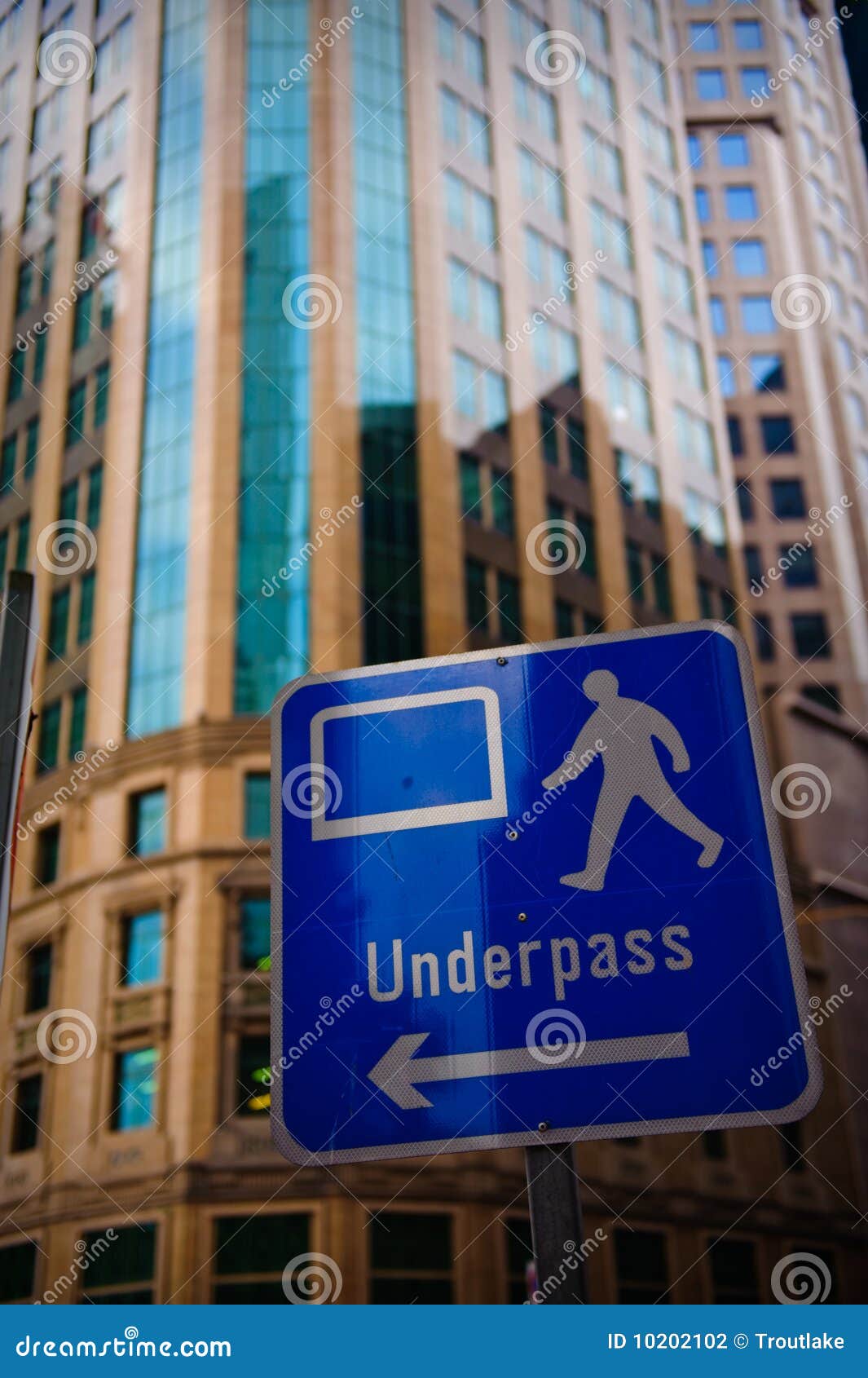 Underpass signage stock photo. Image of property, signage - 10202102