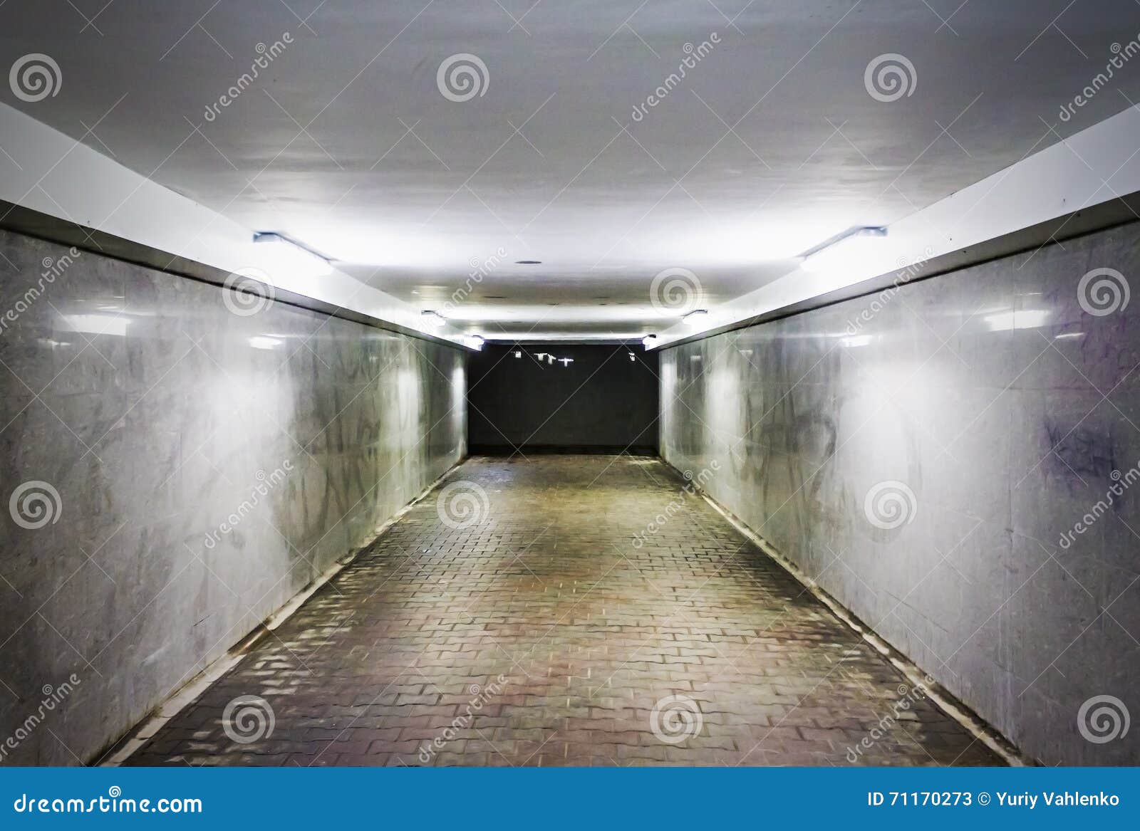 Underpass, Subway, Abstract Shot of the Urban Environment Stock Image ...
