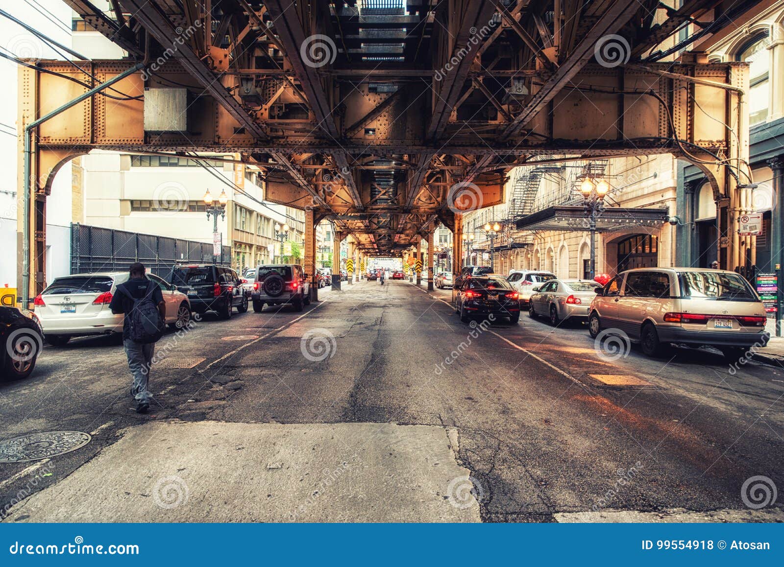 Traffic in the City,Chicago Editorial Stock Photo - Image of city ...