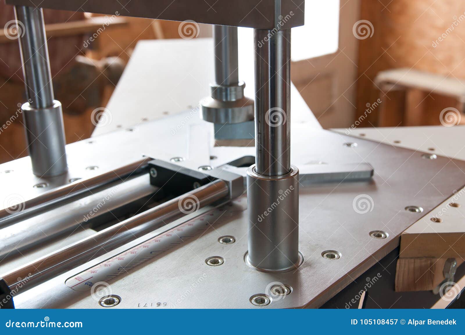 Underpinner in Focus, Picture Framing Tool. Stock Image - Image of ...