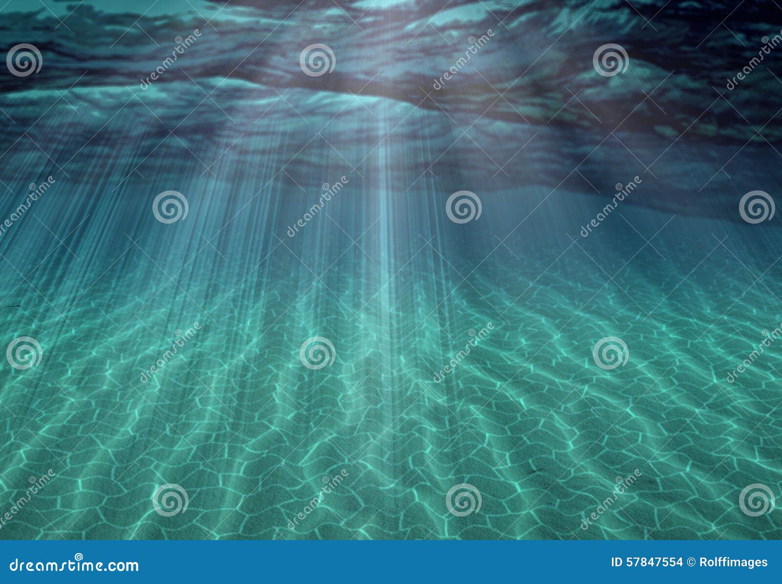 Undersea Scene stock illustration. Illustration of light - 57847554