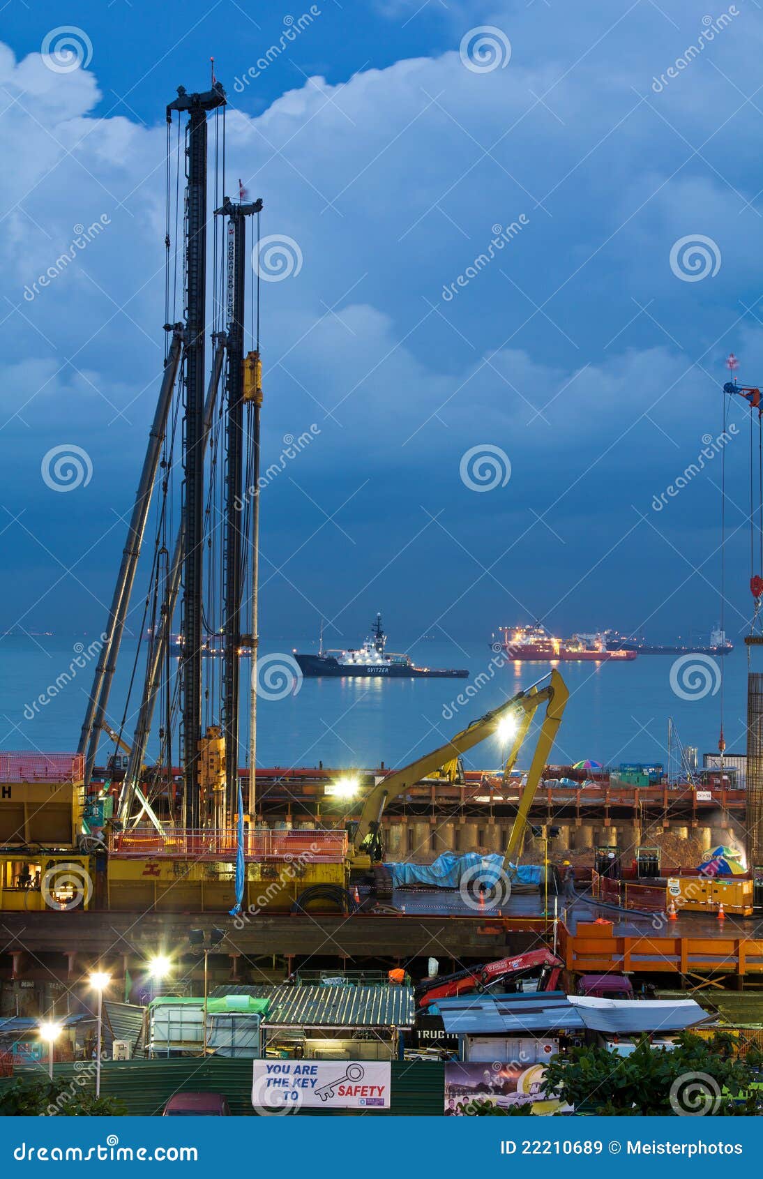 Undersea Tunnel Construction of the MCE Singapore Editorial Stock Image ...