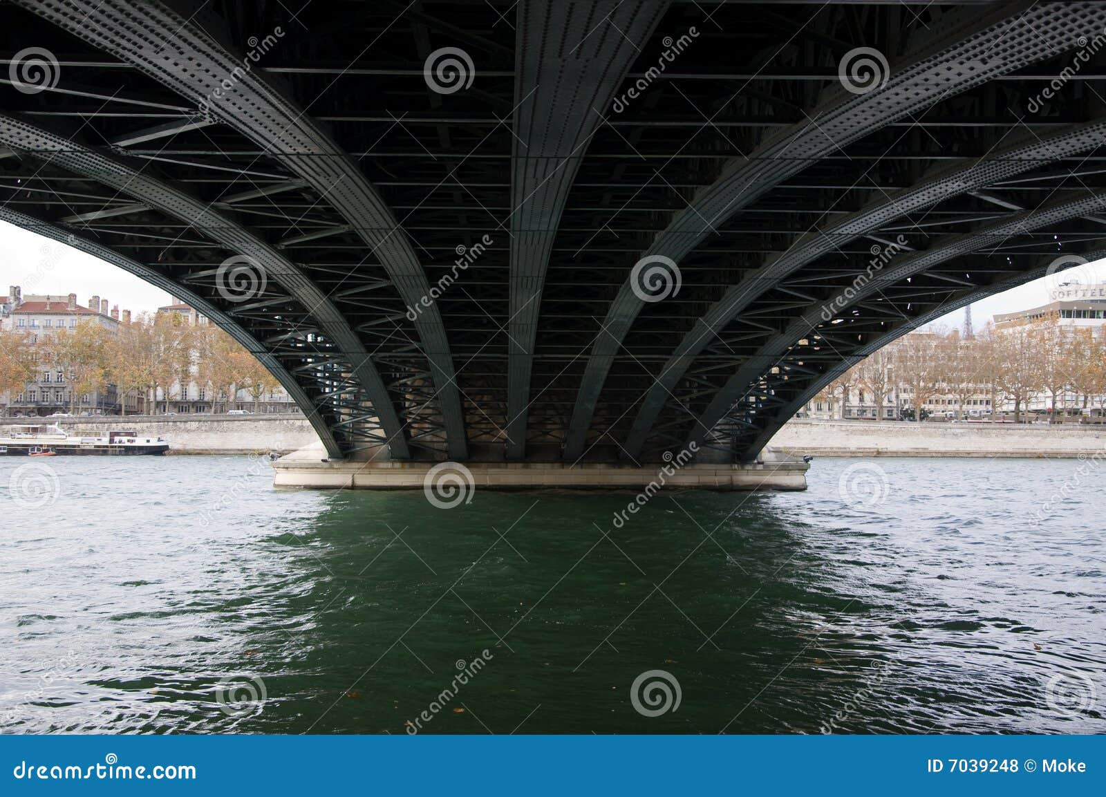 Underside of bridge stock photo. Image of infrastructure - 7039248
